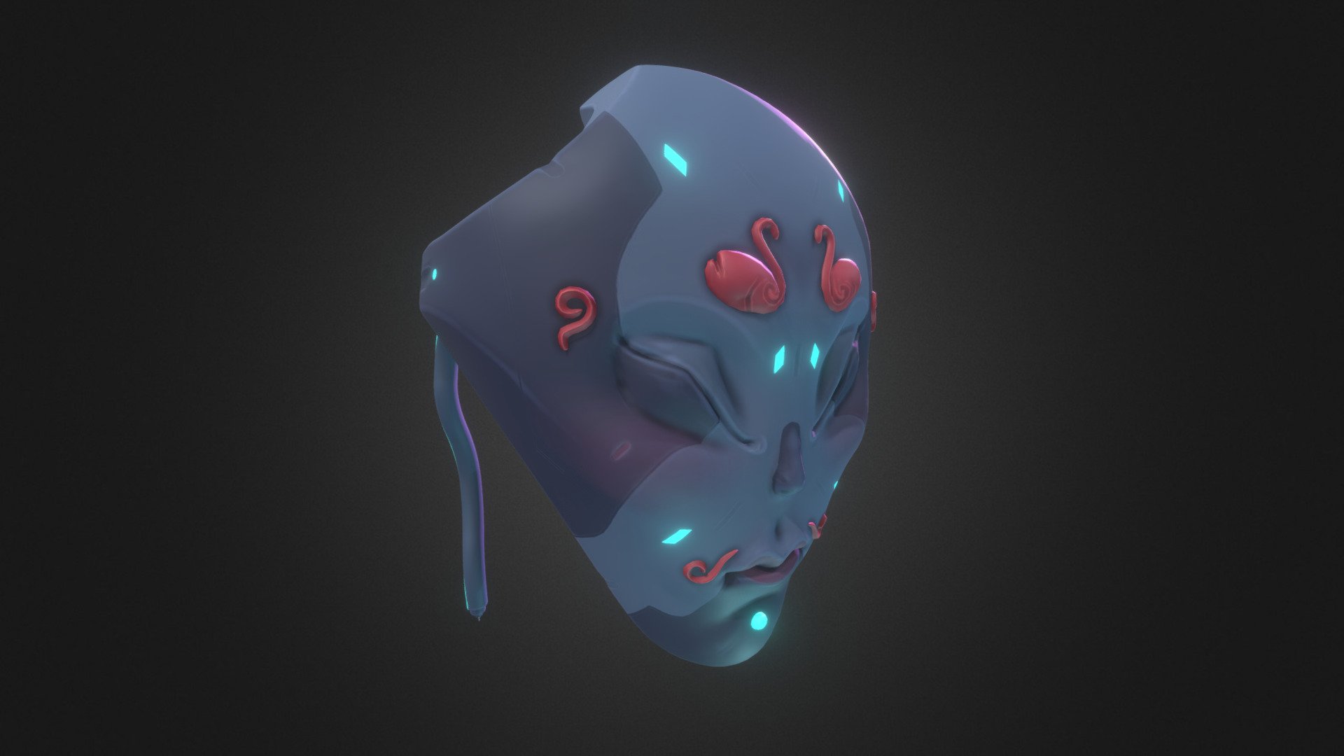 - Technological Mask - - Download Free 3D model by Jean_Guzda (@pzit ...