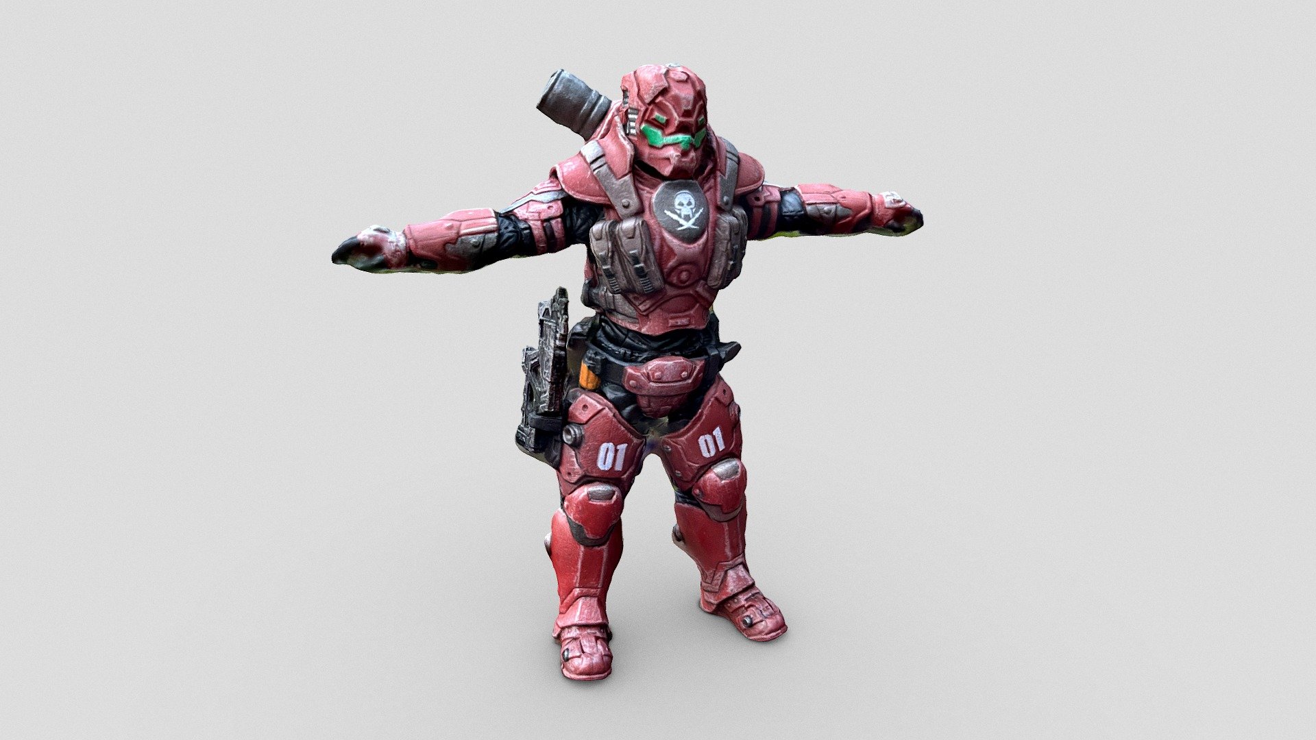 "The Red Blade" - Download Free 3D model by Emm (@edemaistre) [a6e25e5 ...