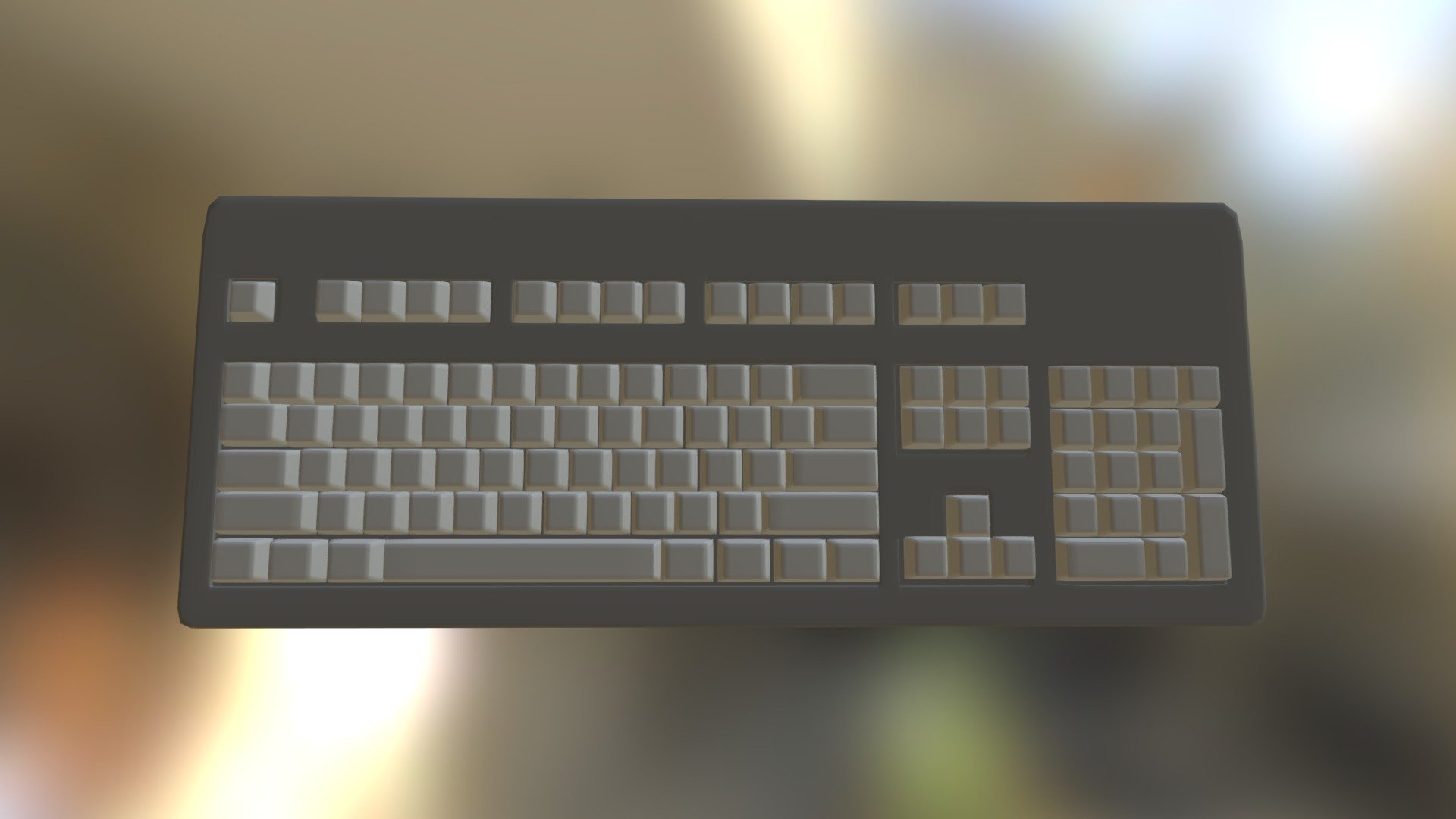 Keyboard - Download Free 3D model by anila.shakya [a6e29b6] - Sketchfab