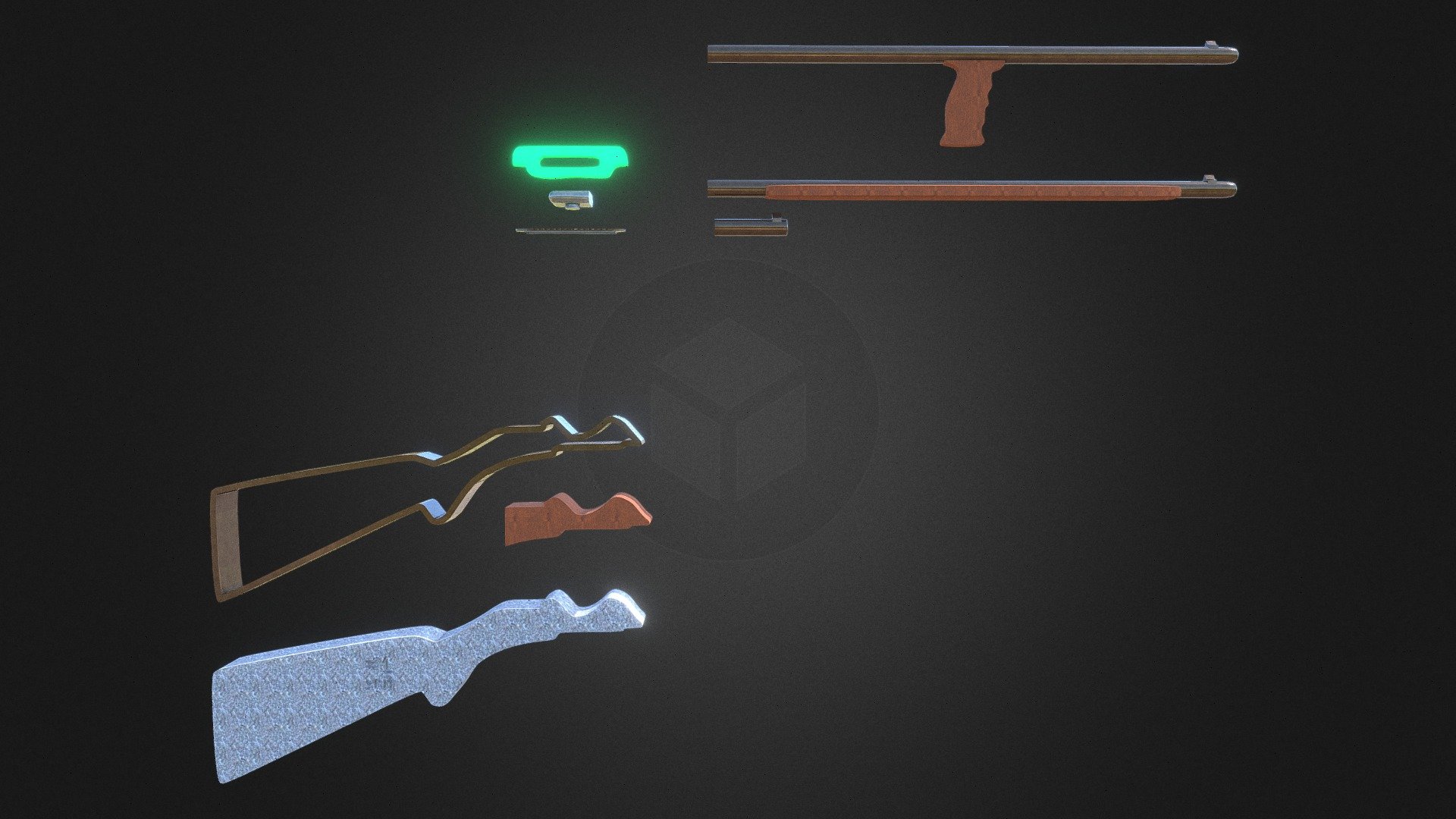 Prototype Owen Sub-machine Gun Mods - Download Free 3D model by ...