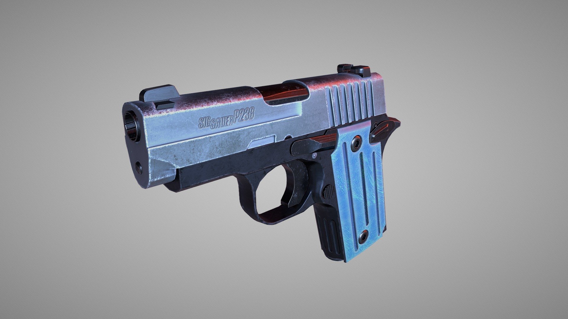 SIG P238 - Download Free 3D model by carolineblueeyes [a6e436a] - Sketchfab