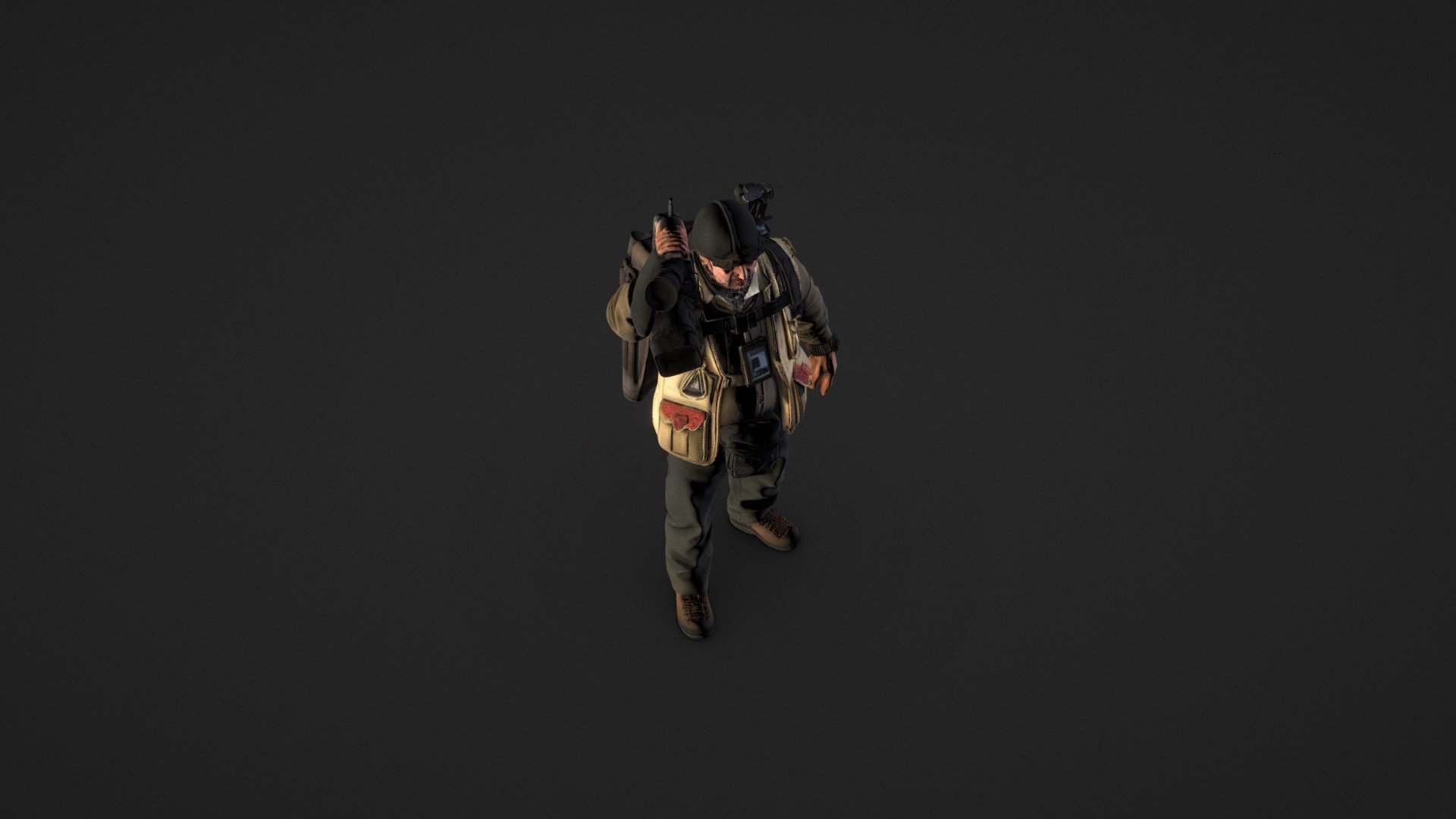 Combat Field Correspondent - 3D model by Ignatwetrust [a6e451d] - Sketchfab