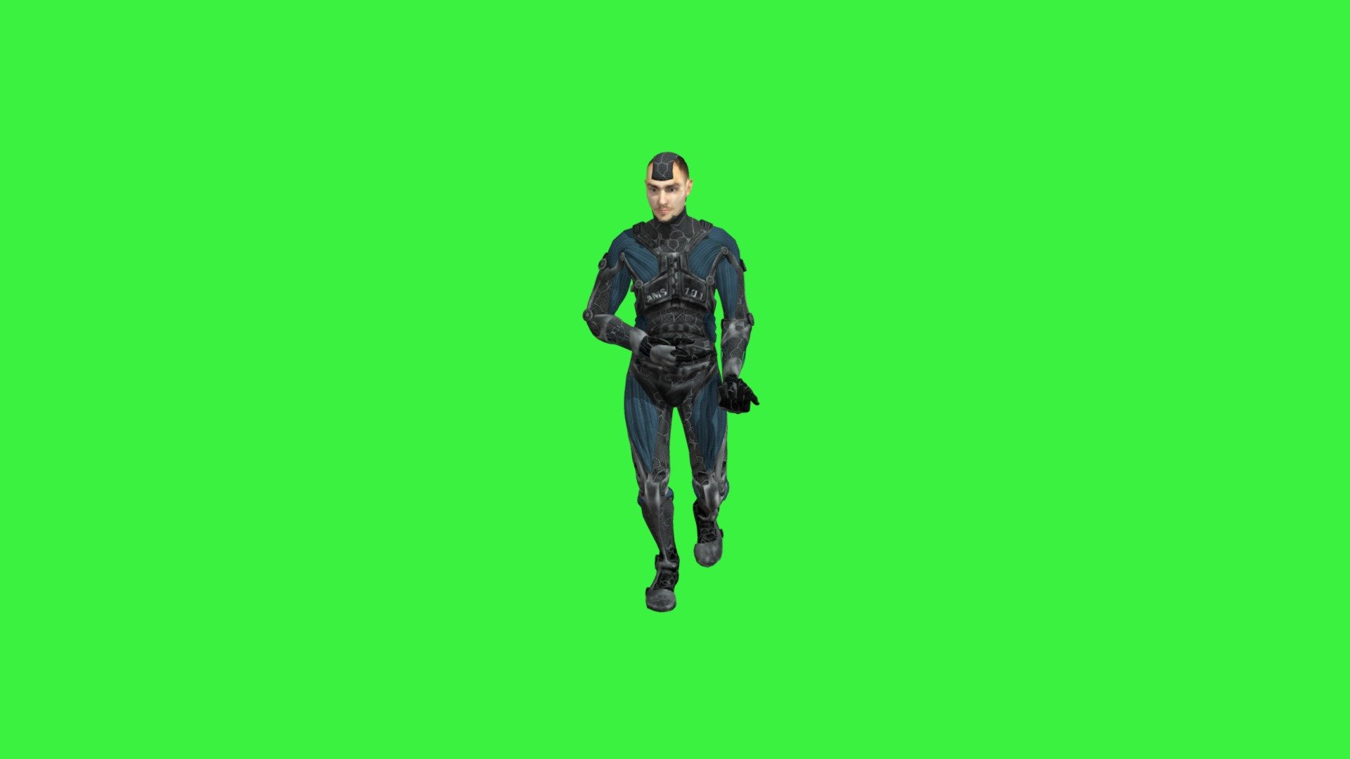 Walk With Rifle - Download Free 3D model by miyake [a6e5da9] - Sketchfab