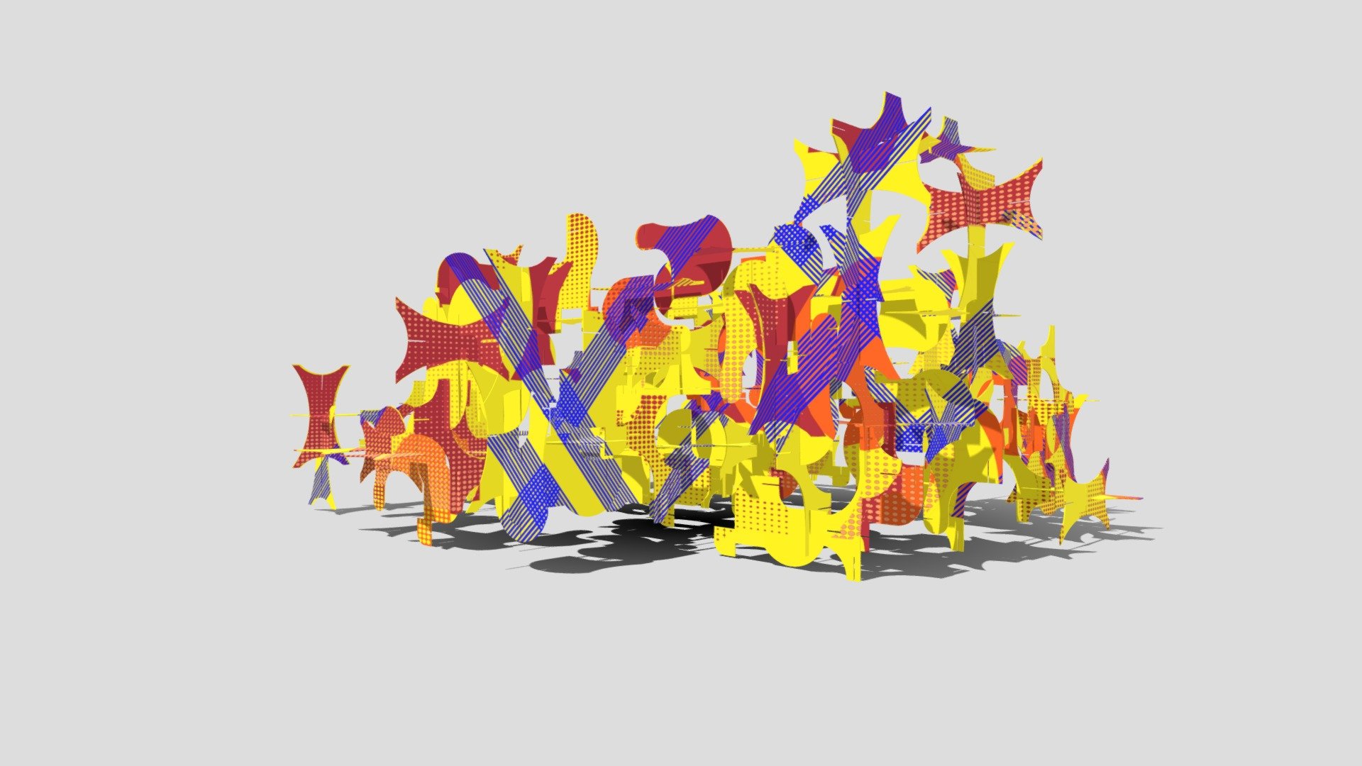 Pop! Art for All - 3D model by Yunay (@Yuanylin) [a6e699e] - Sketchfab