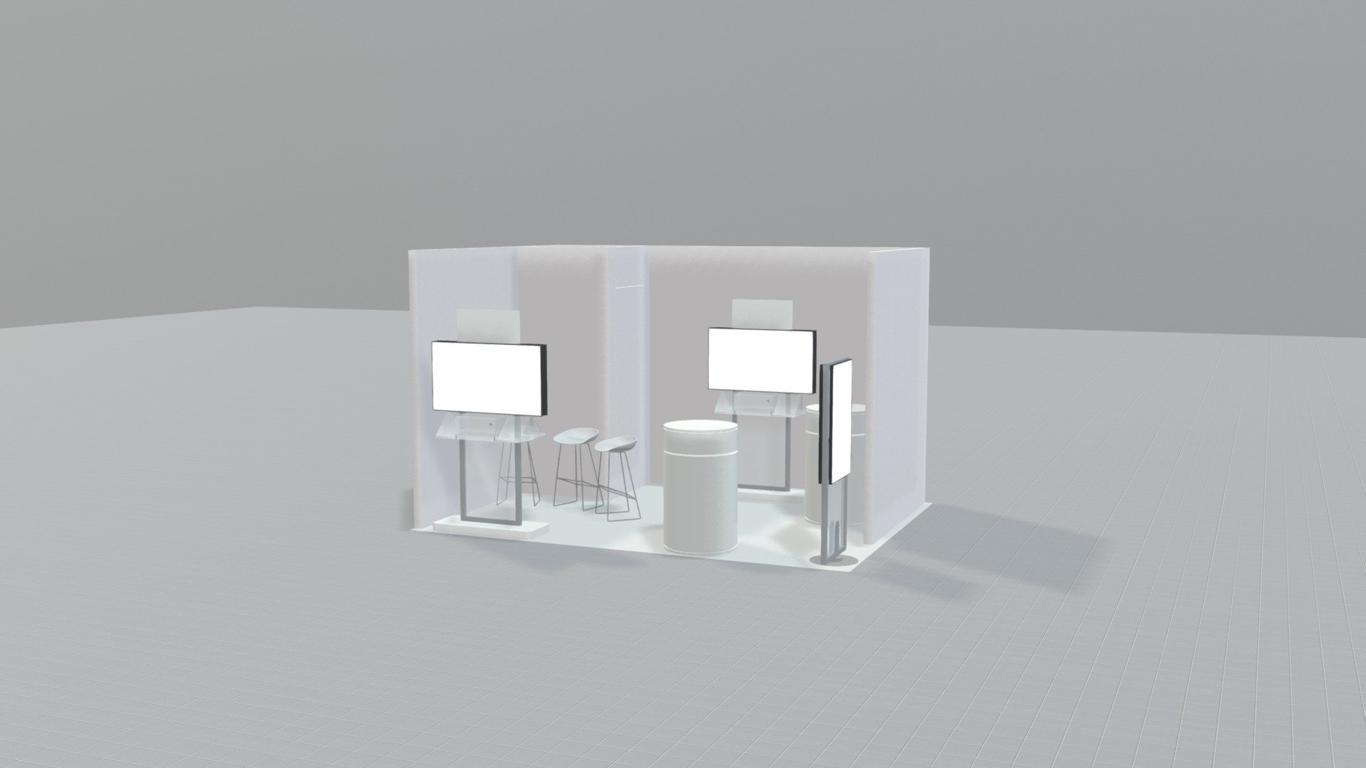 21 MOBILE SHOP INDOOR 3 x 4mt_v2 - 3D model by RM Milano (@rmmilano ...