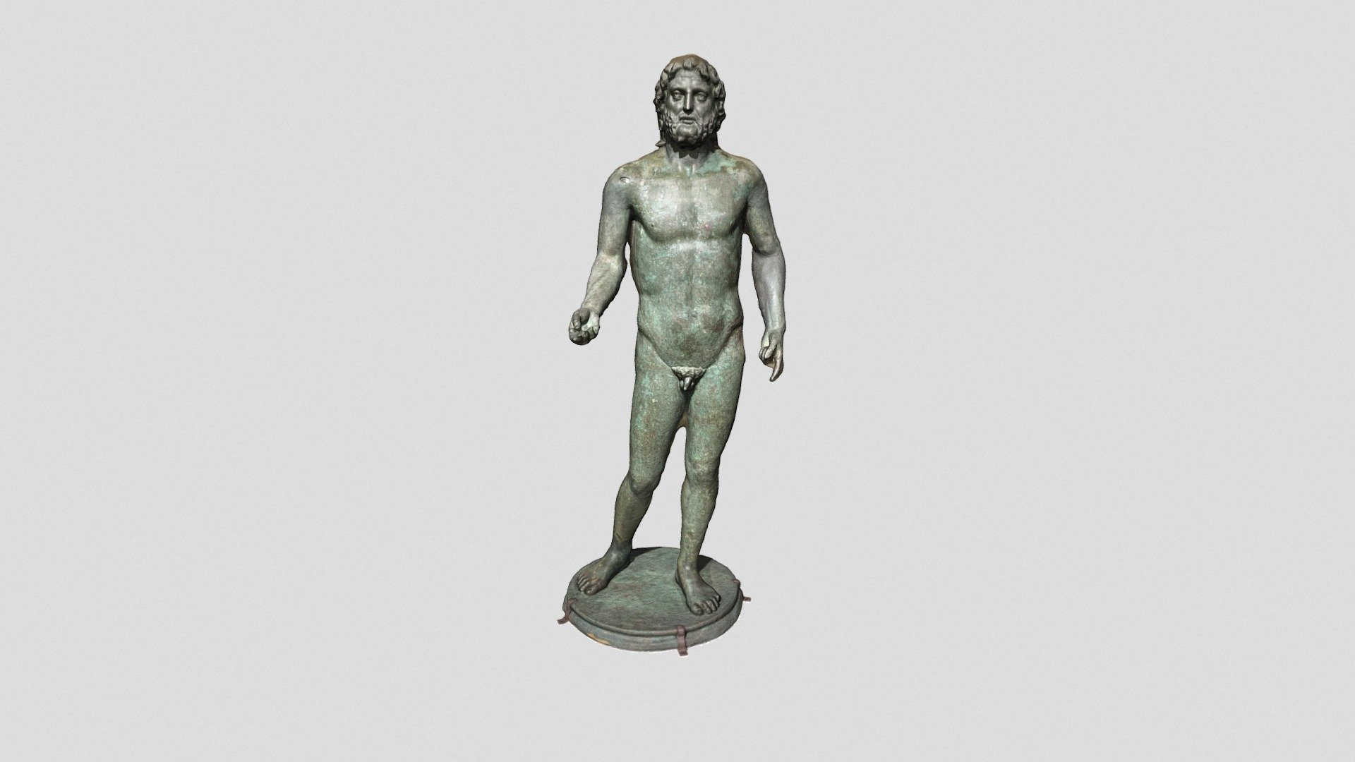 Statue de Neptune - Lyon - 3D model by fabienthevenon [a6e7d2a] - Sketchfab