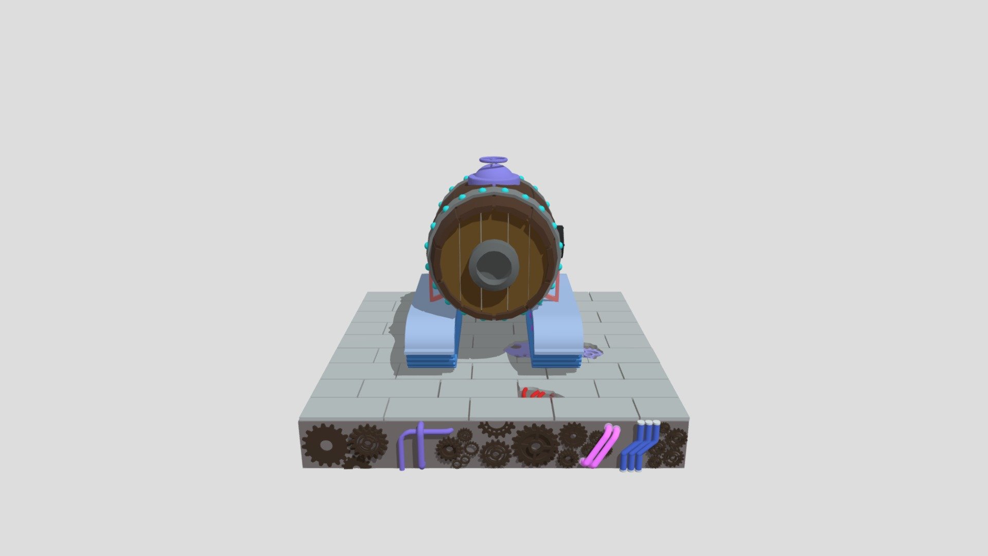 3D Dinky Tank Model - 3D model by tonyyan [a6e81d9] - Sketchfab