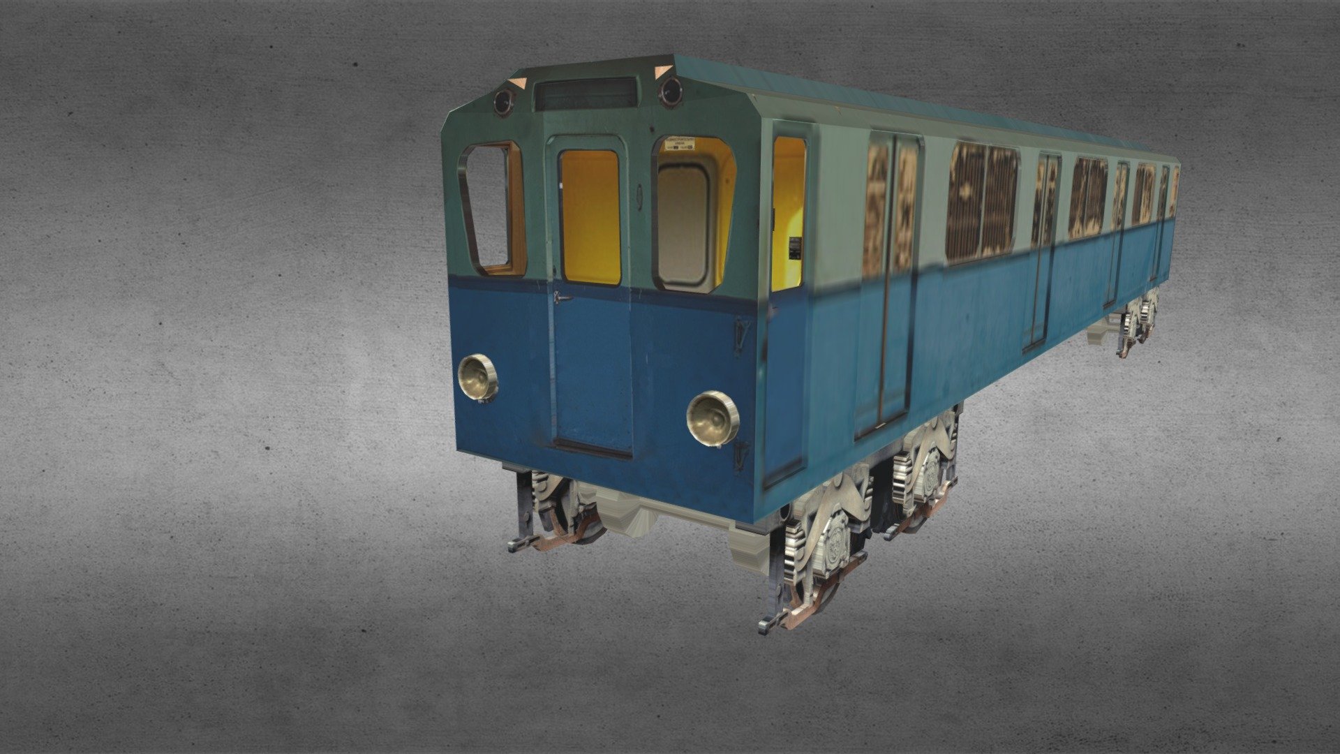 Метровагон типа Д|Metro car type D - Download Free 3D model by ...
