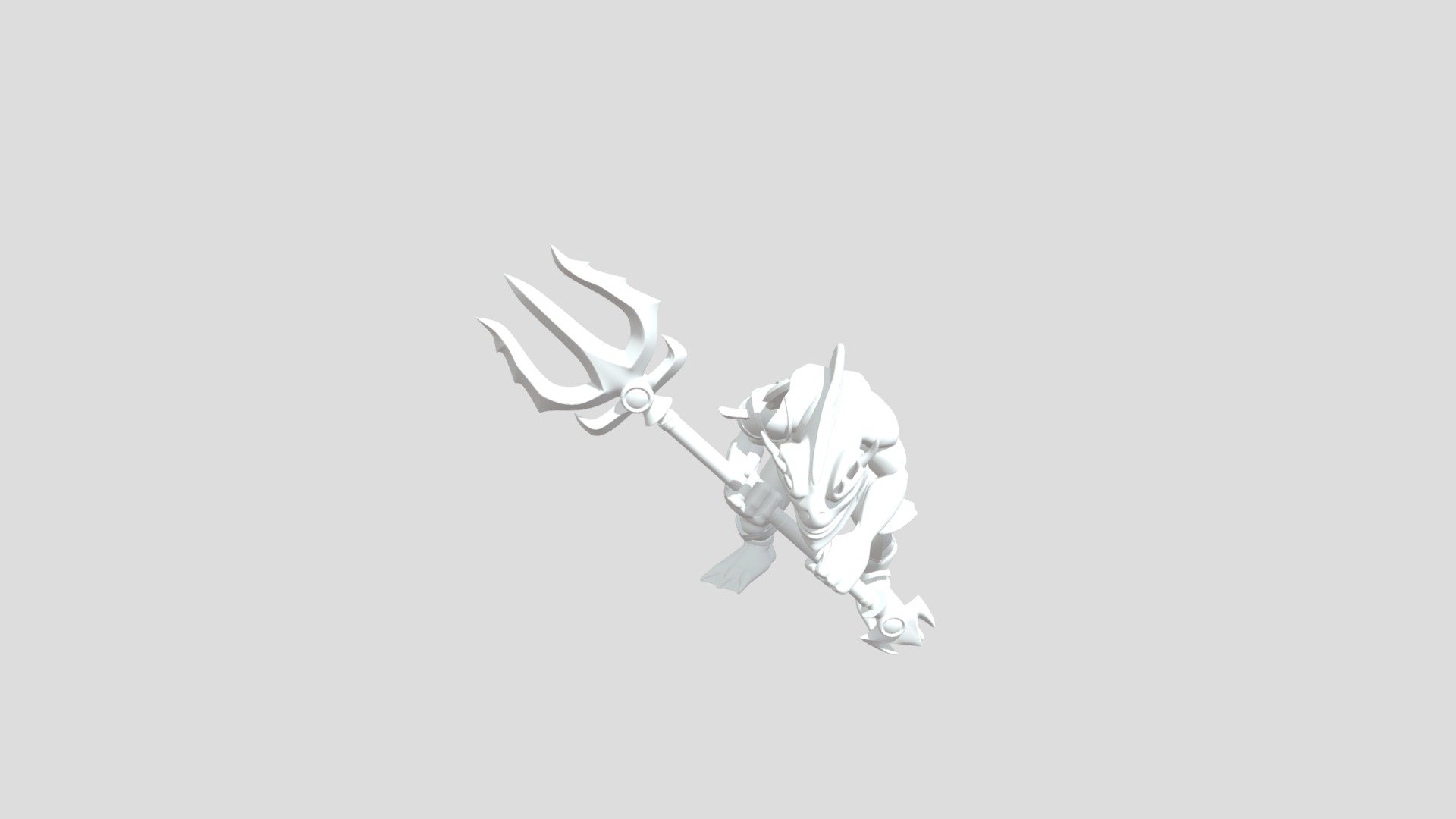 Kuo-Toa (Pose 1) - Download Free 3D model by np-dev [a6ebe3a] - Sketchfab