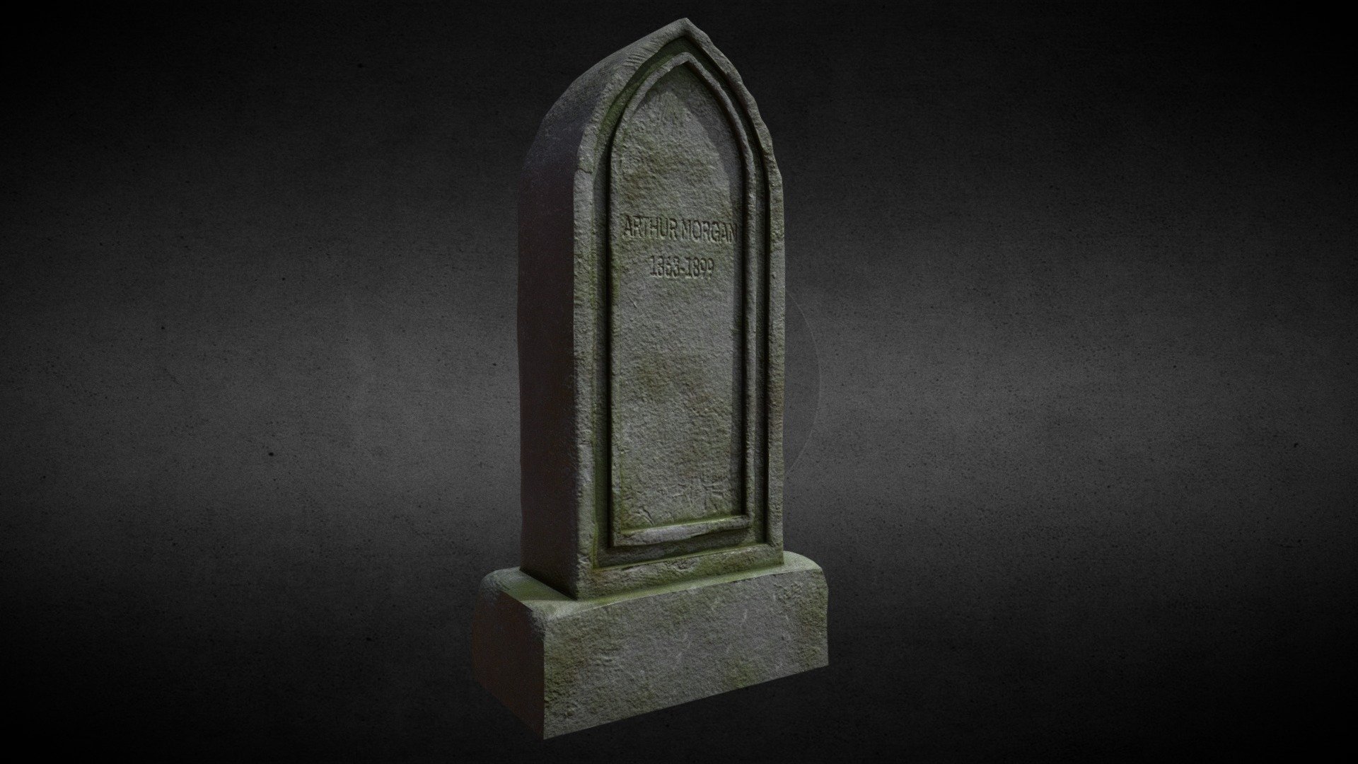 Game Ready Gravestone (Western asset teaser) - 3D model by Ornoch.P ...