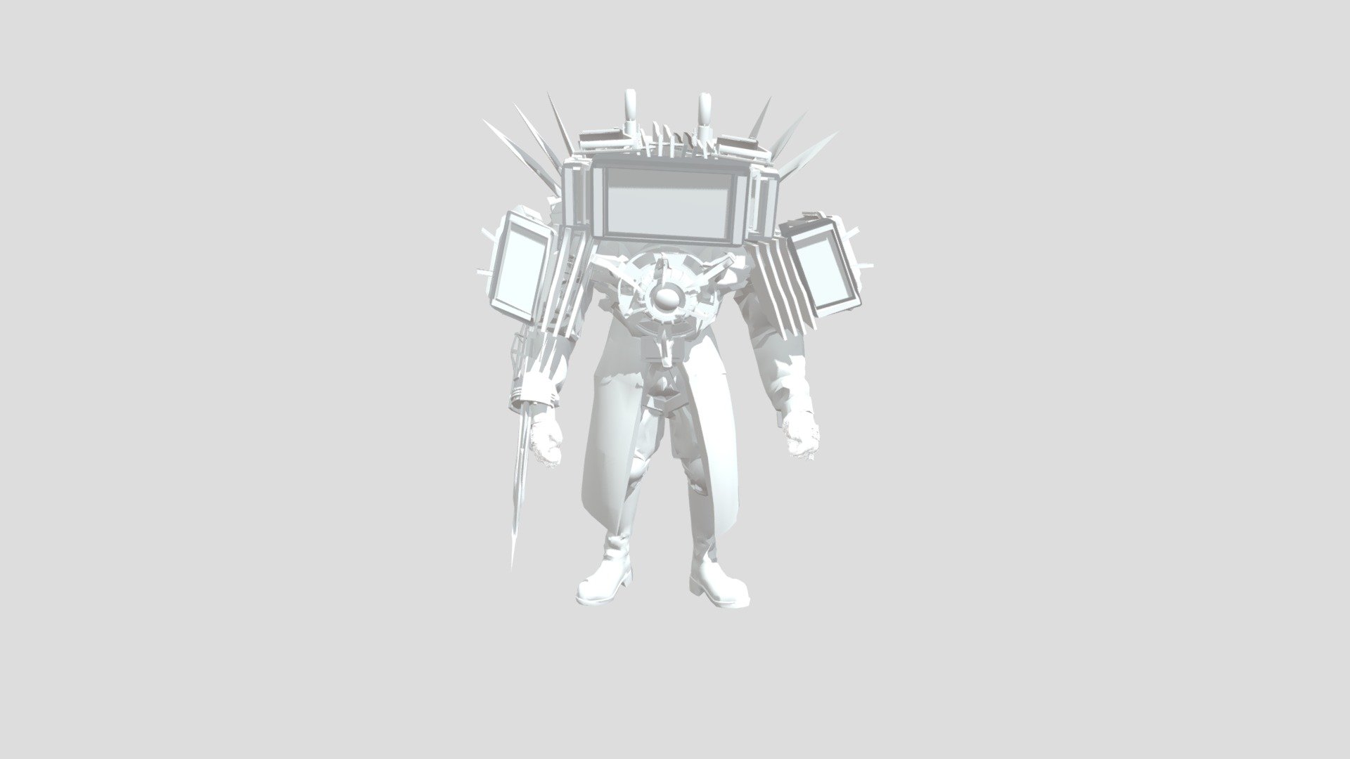 Upgraded titan tv man - Download Free 3D model by BentleyMontey ...