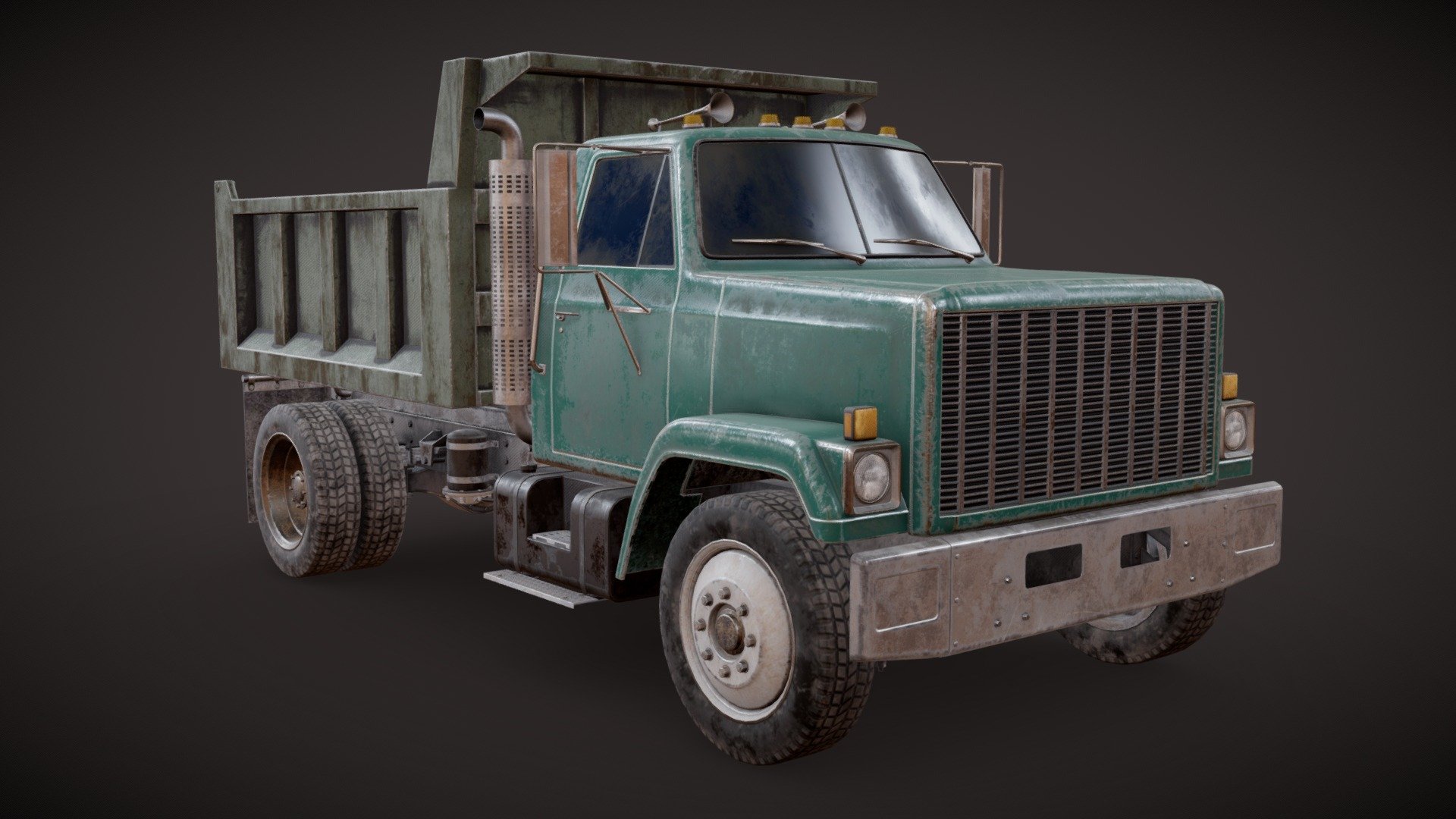 Dump Truck - 3D model by donnichols [a6ed8a1] - Sketchfab