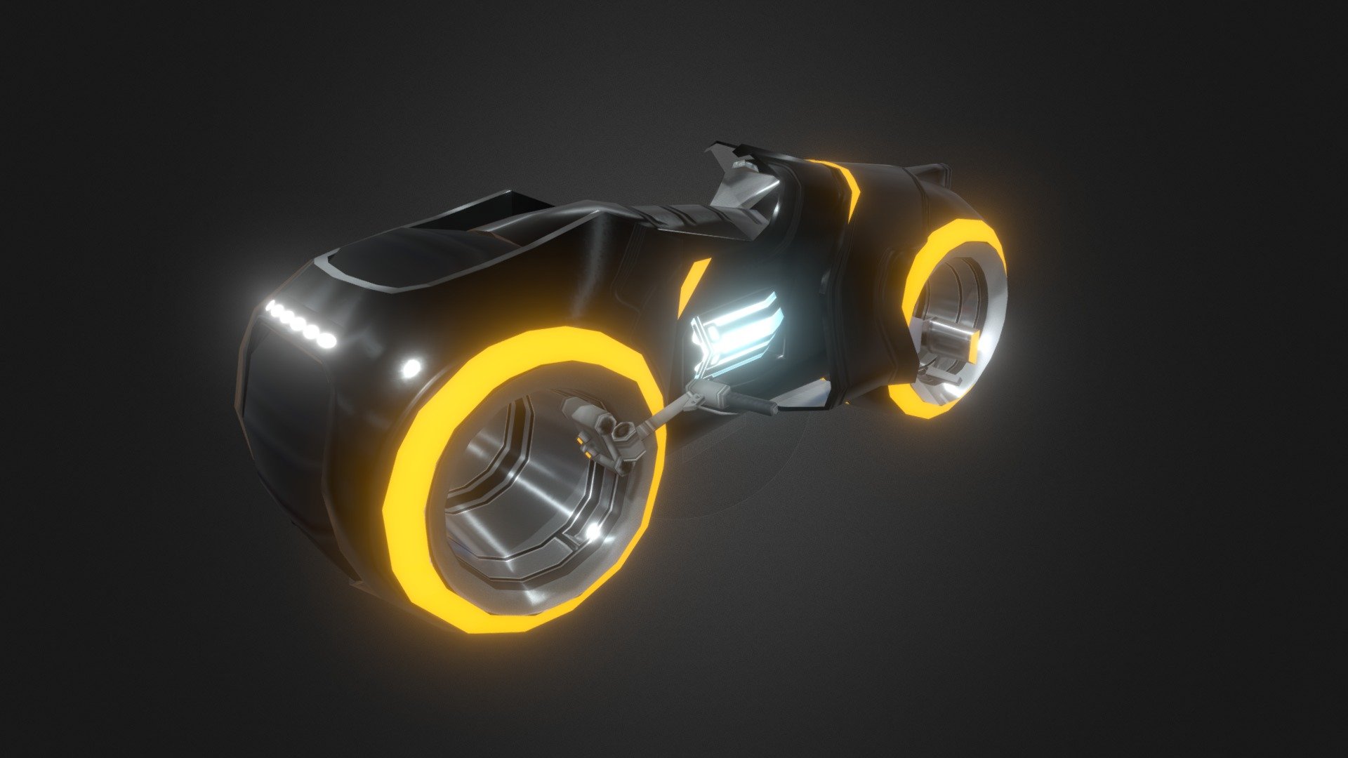Elite/Black Guard Lightcycle Low Poly - Download Free 3D model by ...