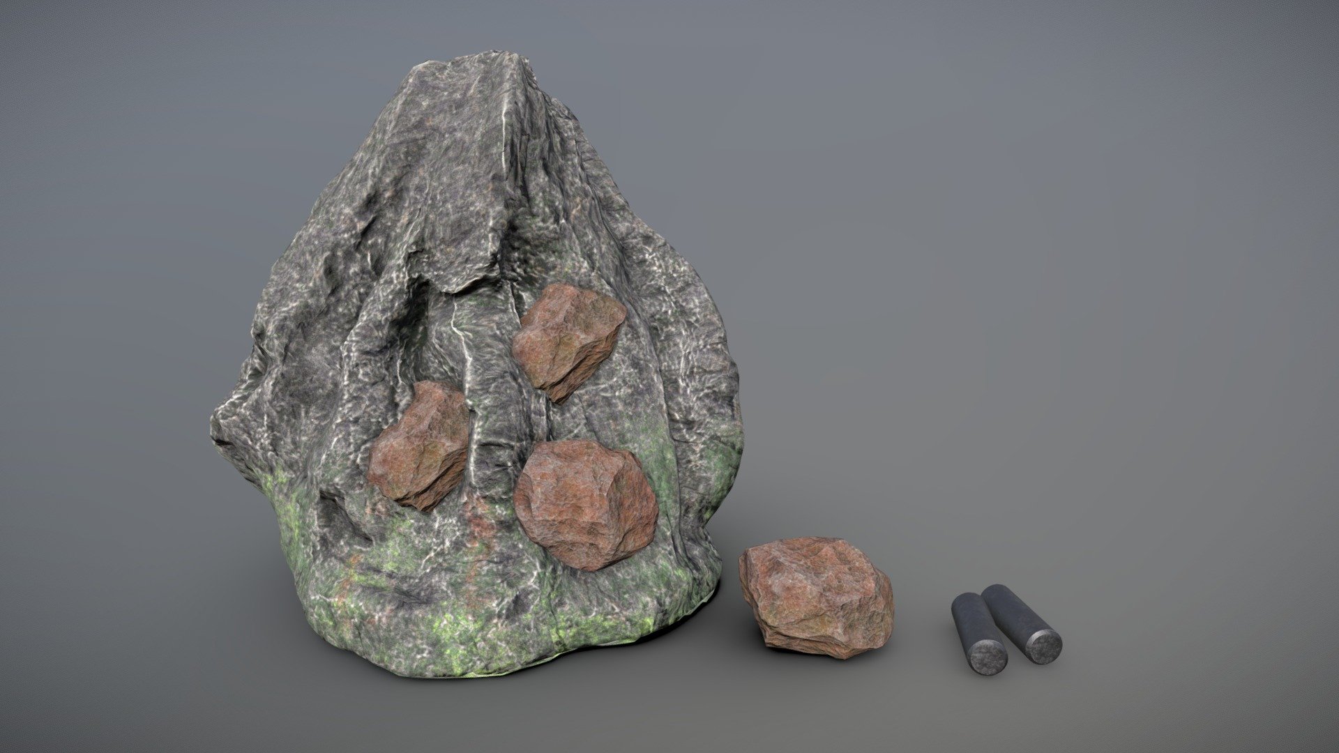 Iron ore and refined iron - Buy Royalty Free 3D model by Wafelek ...