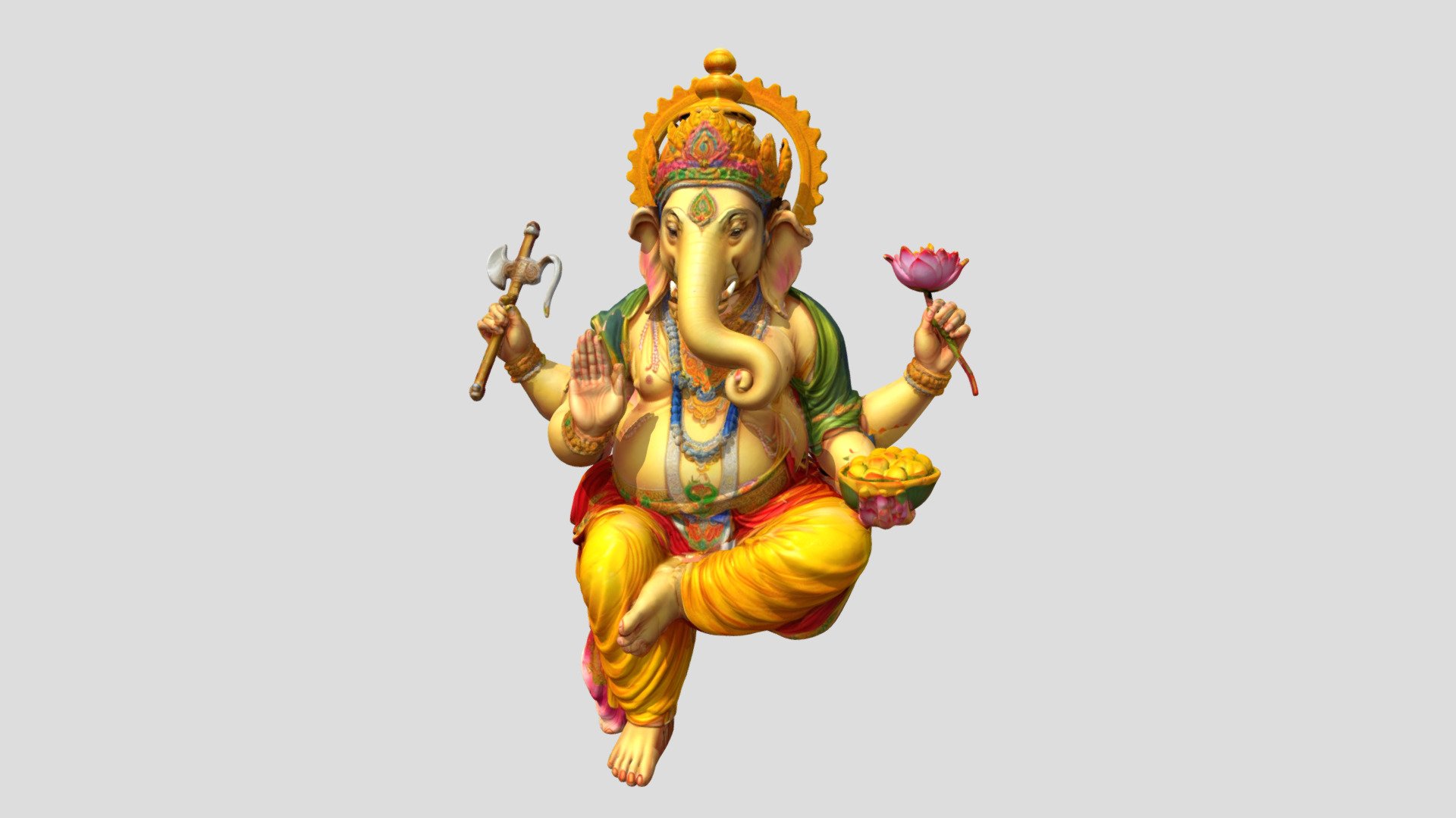 Lord Ganesha - Hindu deity - Download Free 3D model by Brian Trepanier (@CMBC) [a6efb95] - Sketchfab