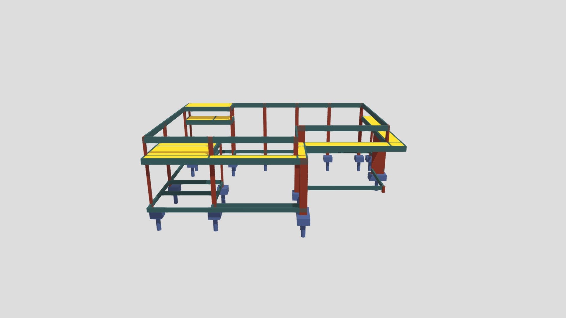 Rev. 00 - Farma Store - Estrutural 3D - Download Free 3D model by ...