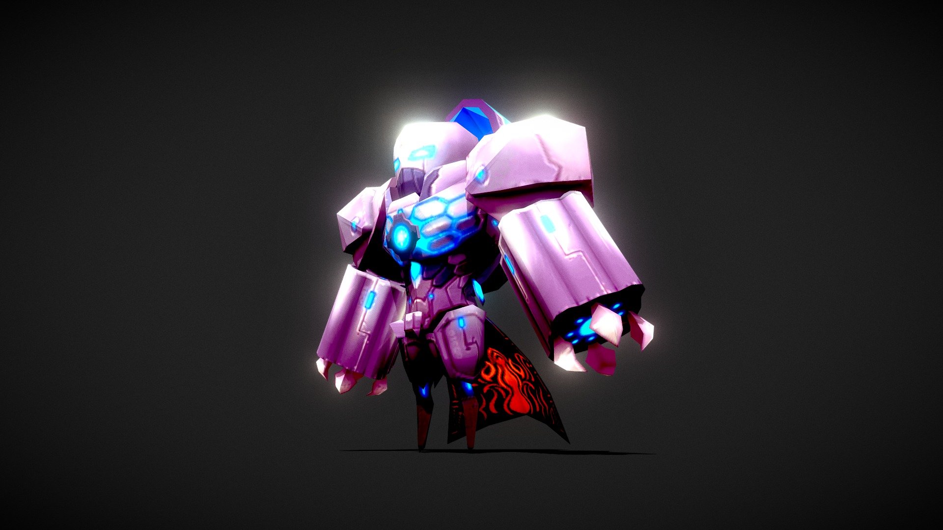 Robot (low poly) - Download Free 3D model by 3D Resource (@lopuh22721 ...