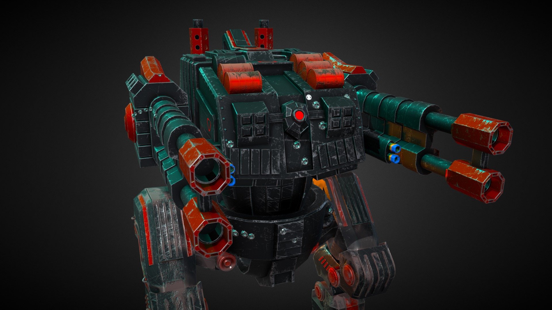 Mecha 01 - 3D model by Rohit3DAsset [a6f14fe] - Sketchfab