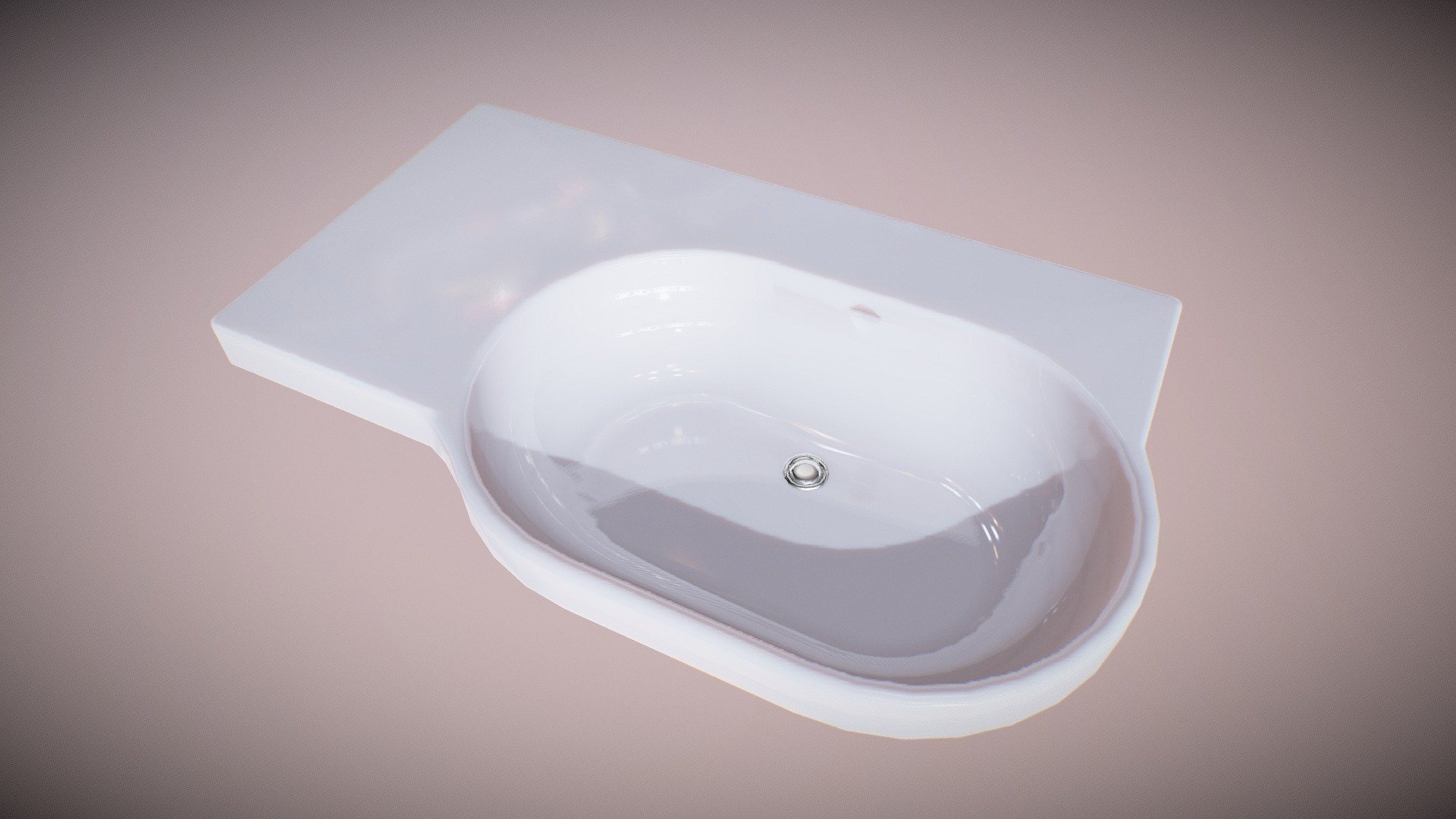 Caroma Opal 720mm Wall Basin - Buy Royalty Free 3D model by ...