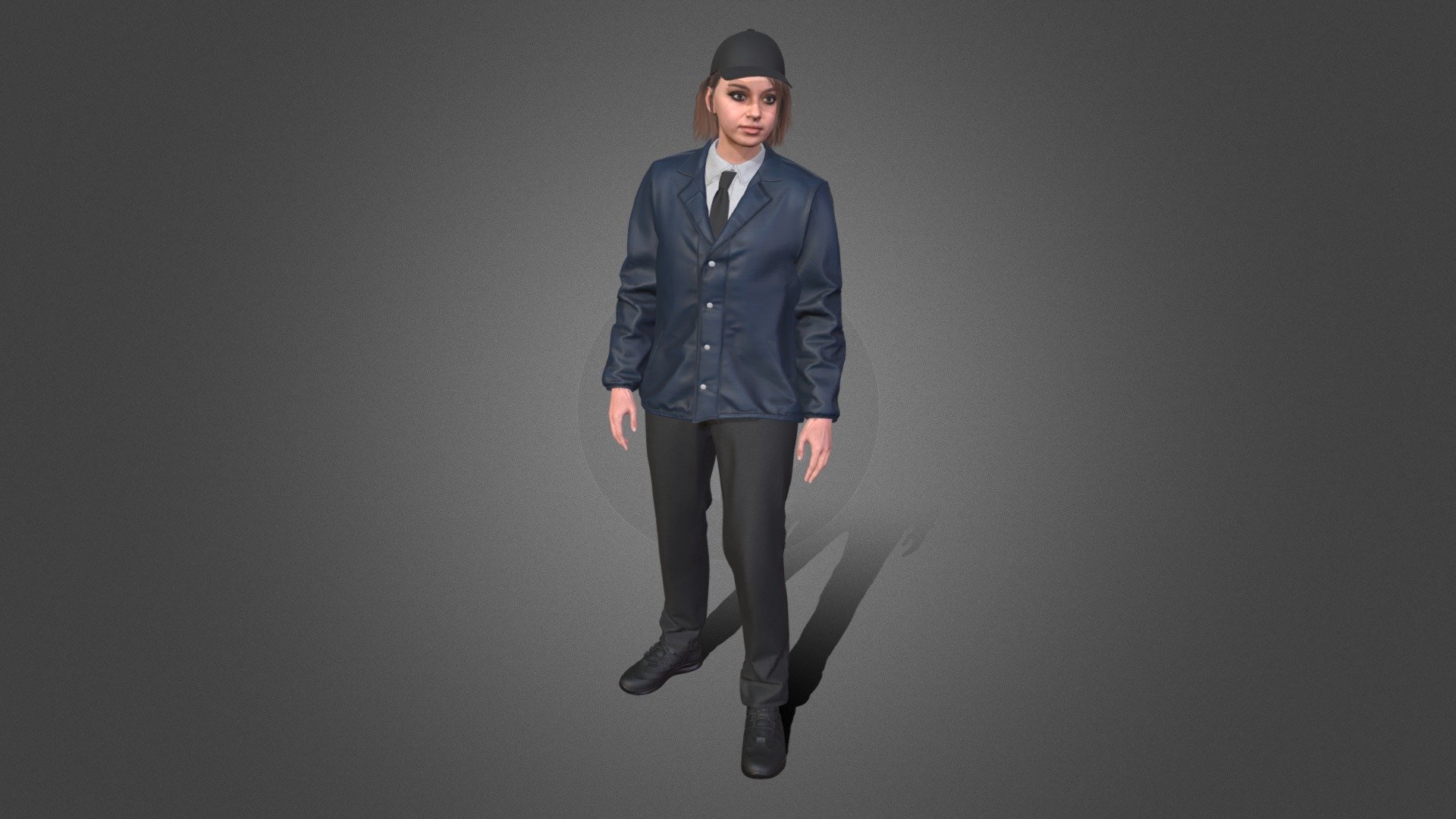 Woman - Agent Outfit - Rigged - Buy Royalty Free 3D model by ...