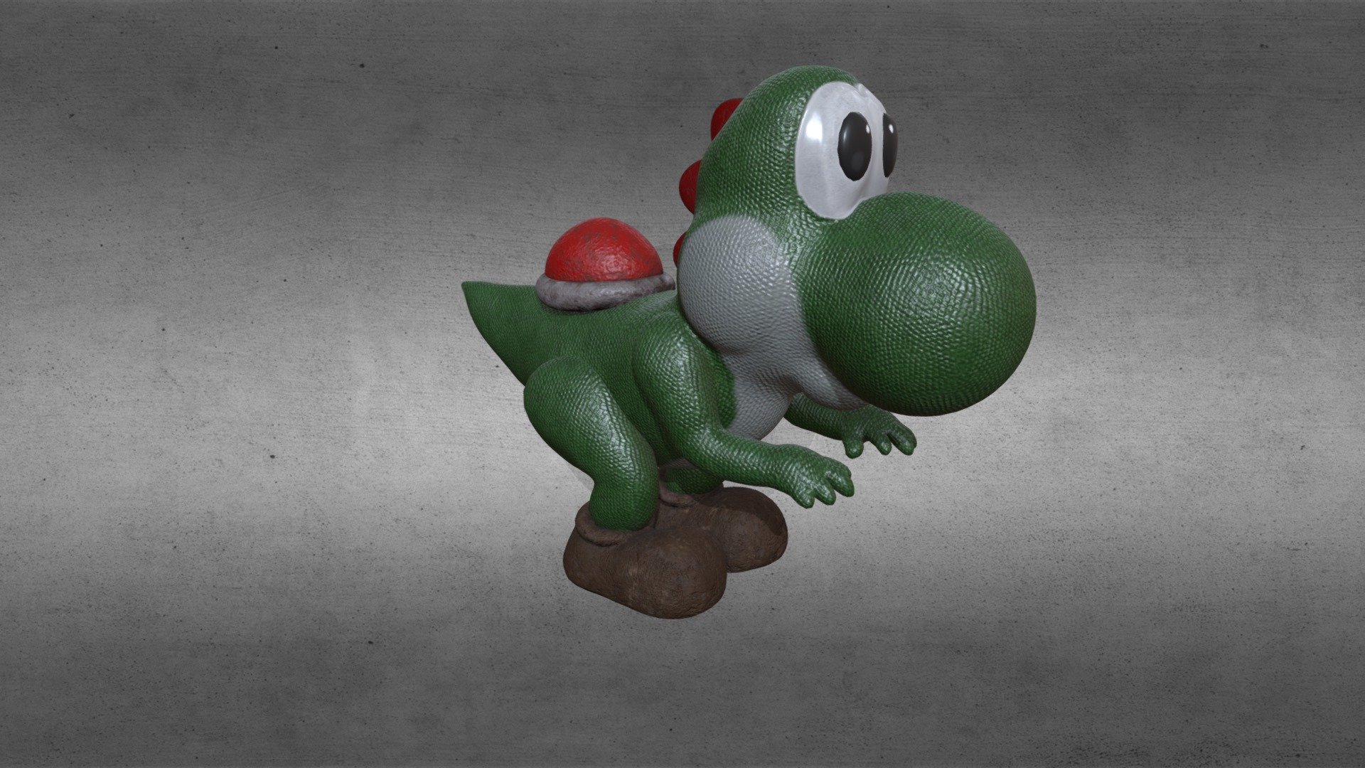 Yoshi 3D Model - 3D model by MikeLenehan (@MickLenehan) [a6f1ca5 ...