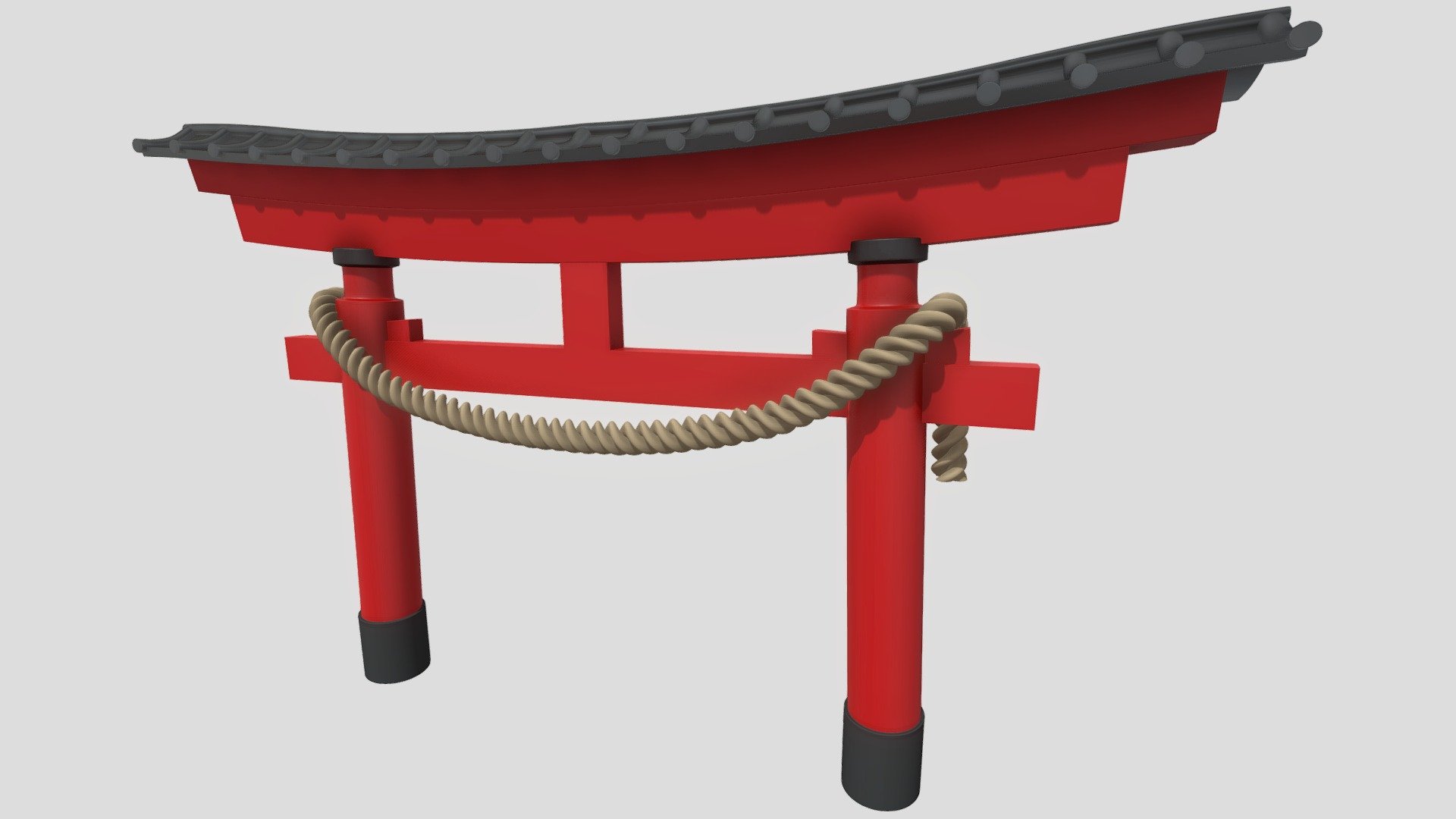 Shinto Gate - 3D model by Saevar [a6f24ed] - Sketchfab