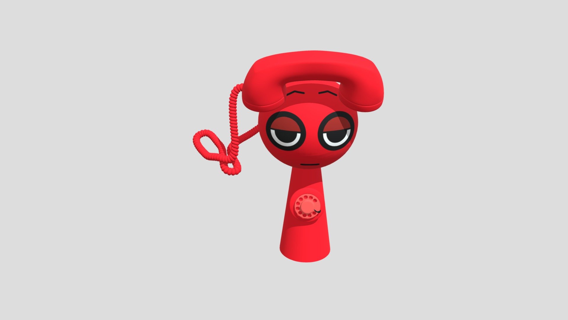 Sprunki Oc Real(Telephone) - 3D model by Alfazz [a6f2dd1] - Sketchfab
