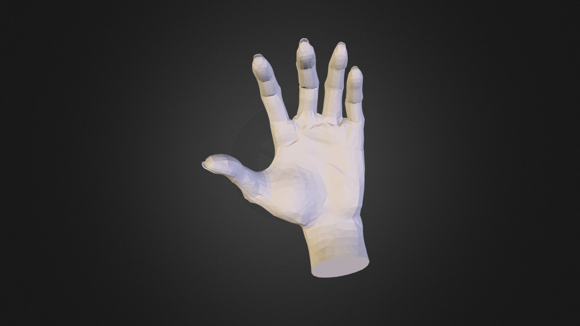 Cupped hand - 3D model by 3dindustries [a6f3025] - Sketchfab