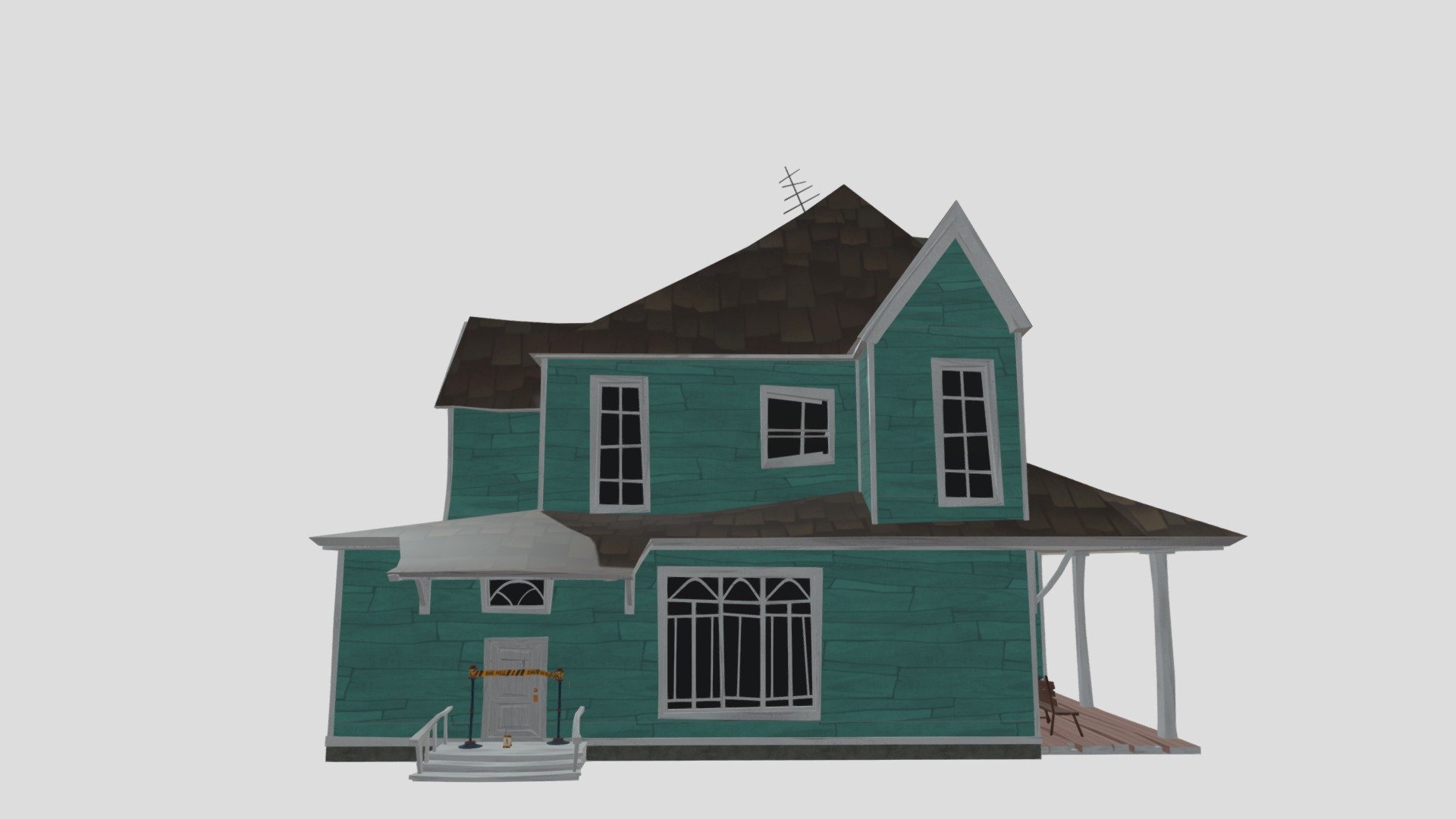 Hello Neighbor 2 custom Crime scene House - Download Free 3D model by ...