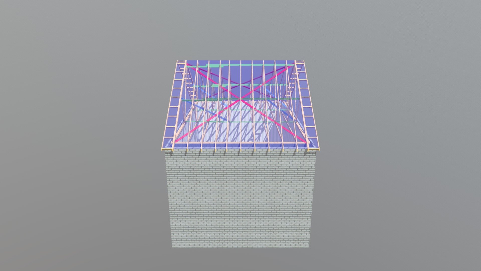 H4B1036 - The Edwen - 3D model by Ian Parker @ - Truss Form (Midlands ...
