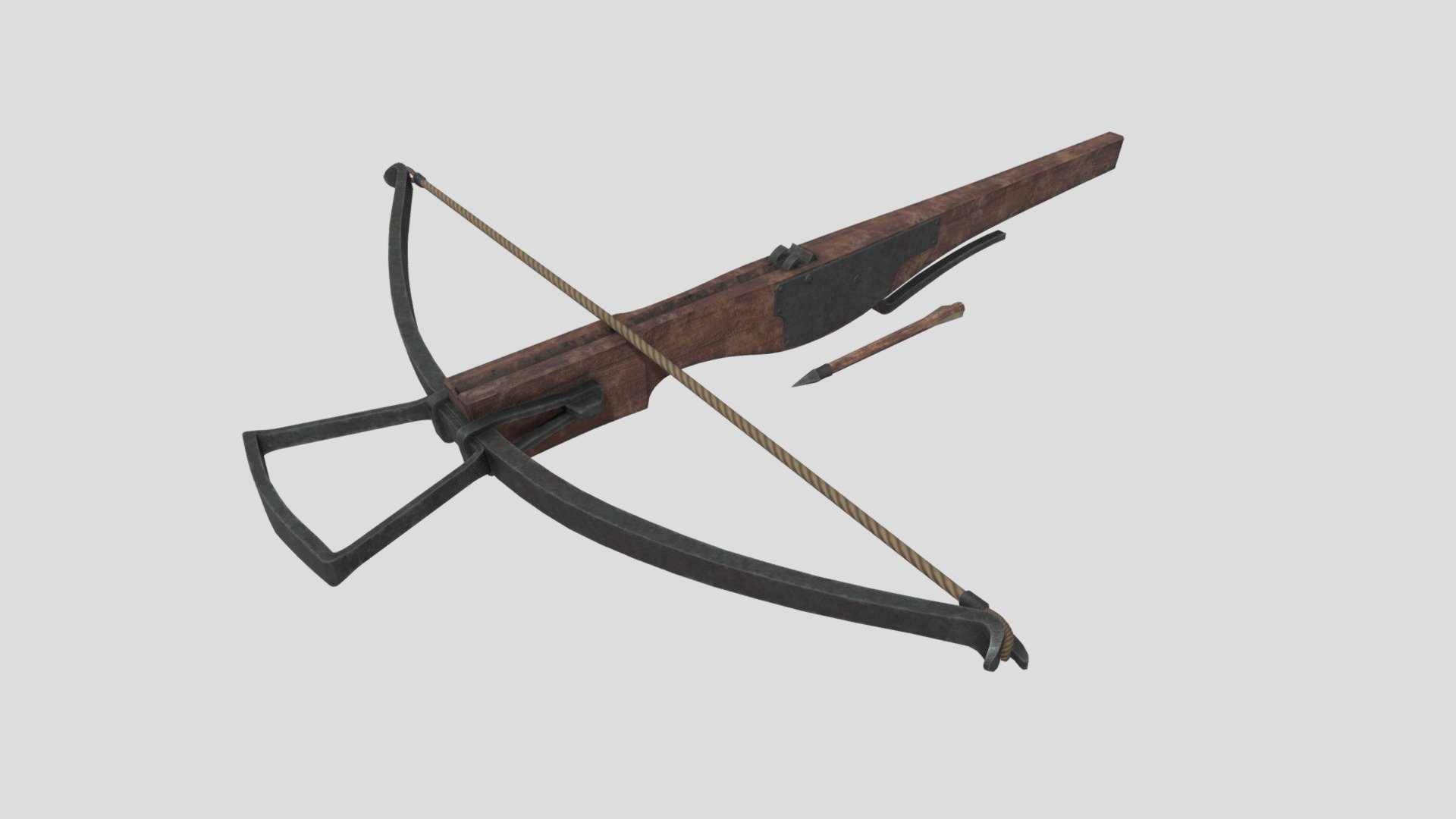 Medieval Crossbow - Download Free 3D model by Zbrojmistrz [a6f5526 ...
