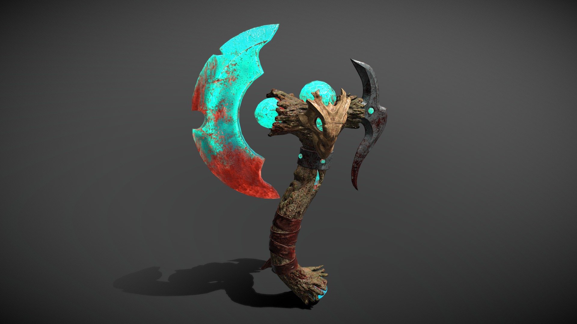 Green Axe - 3D model by Prx 3D (@prx3d) [a6fa0ce] - Sketchfab