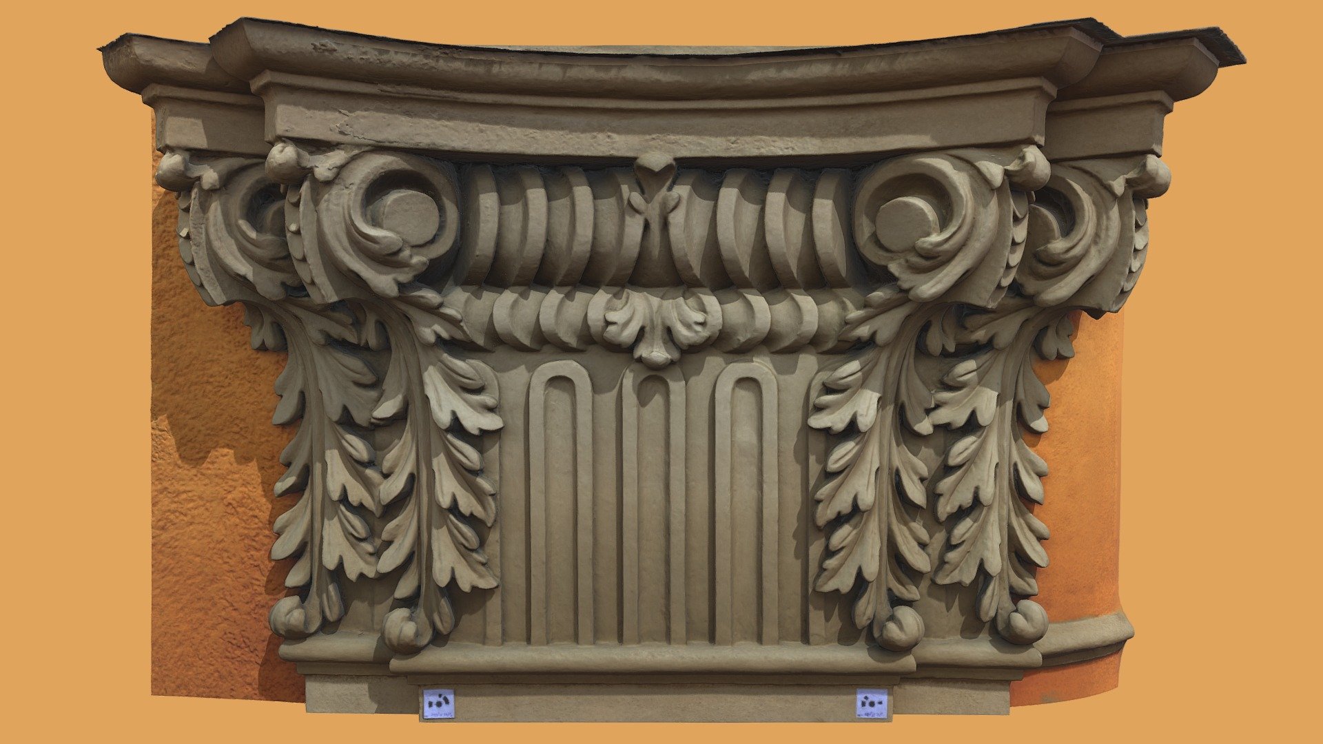 Baroque capital no. 2 - 3D model by Mariusz Caban - OZ pracownia ...