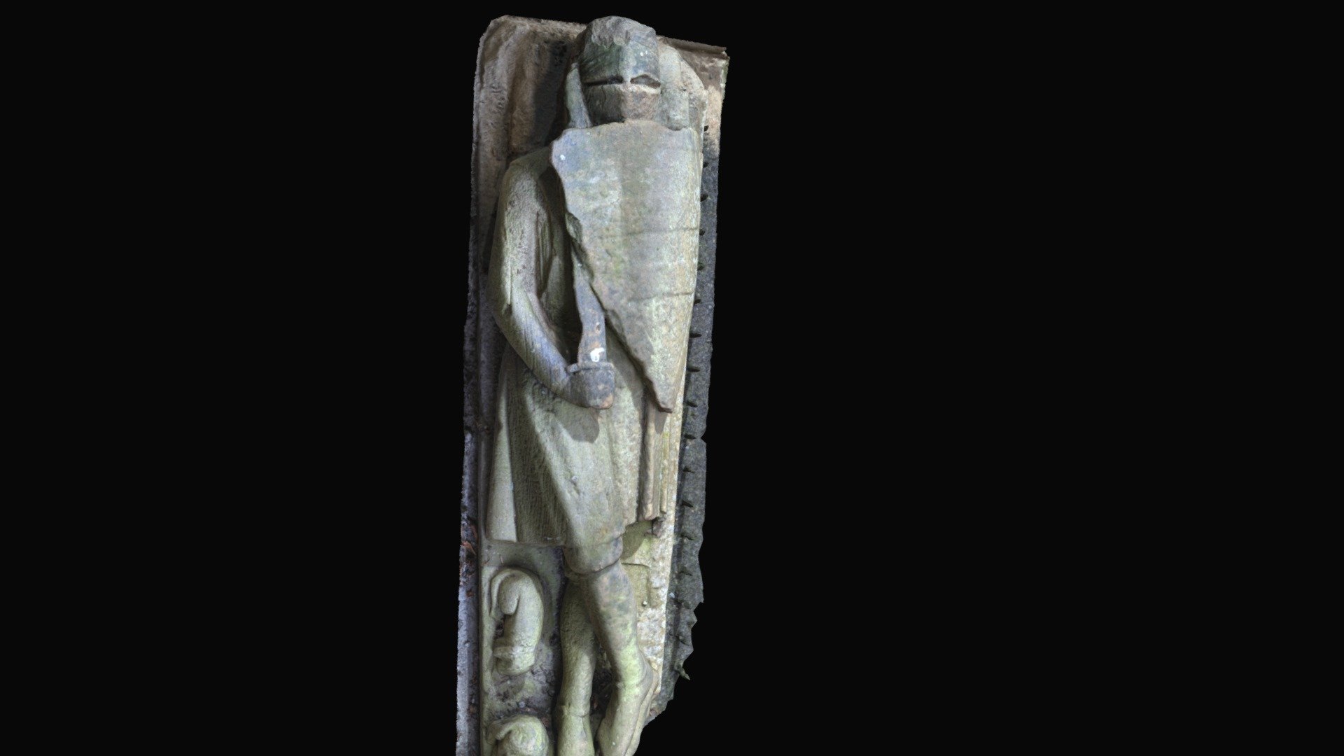Whitworth, County Durham, medieval effigy - 3D model by Gnomonsland ...