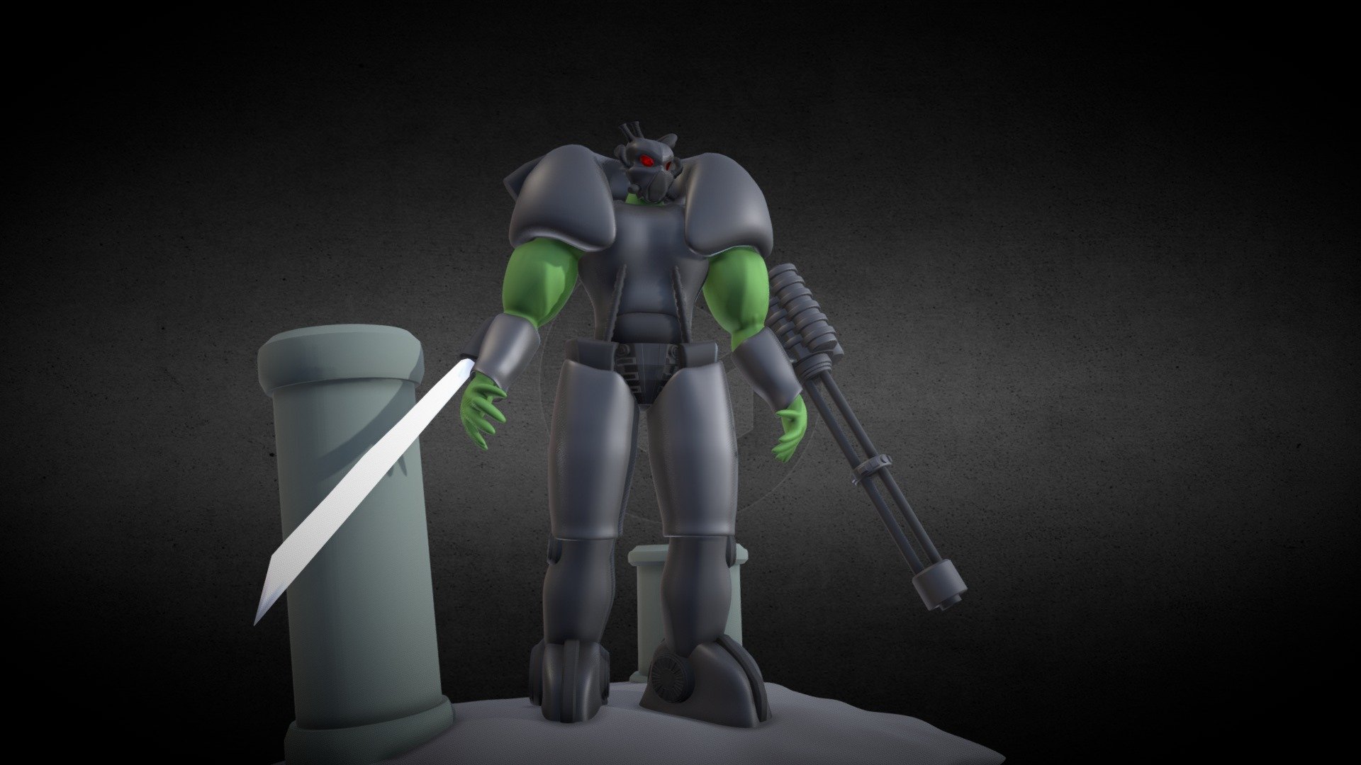 Frank Horrigan - Download Free 3D model by PatMat (@patmateee) [a6fdf65 ...