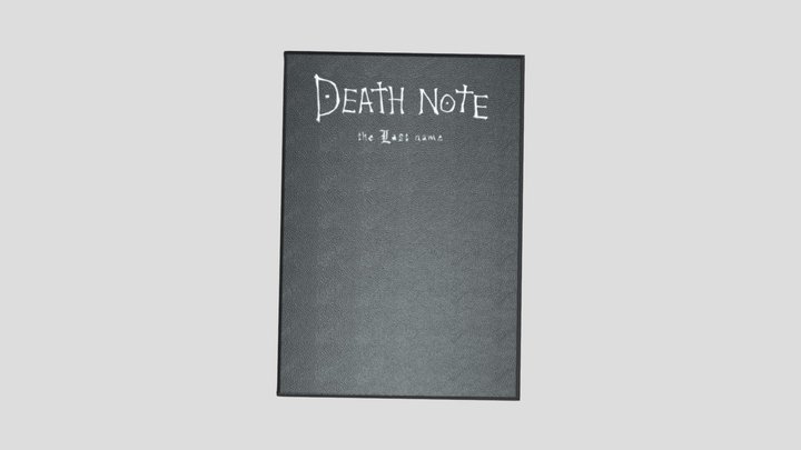 Deathnote 3D models - Sketchfab