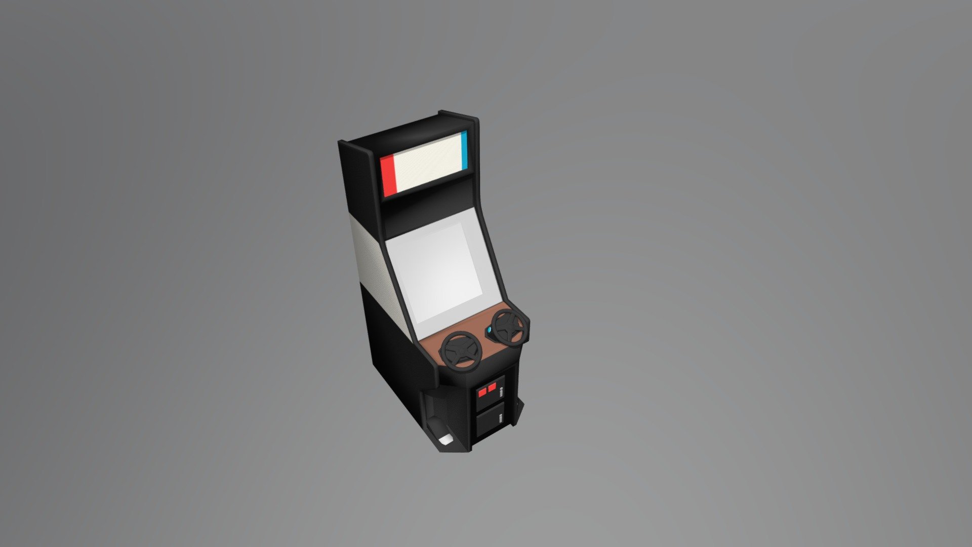 Standing Arcade Machine 05 Textured - 3D model by deathtome [a6fe807 ...