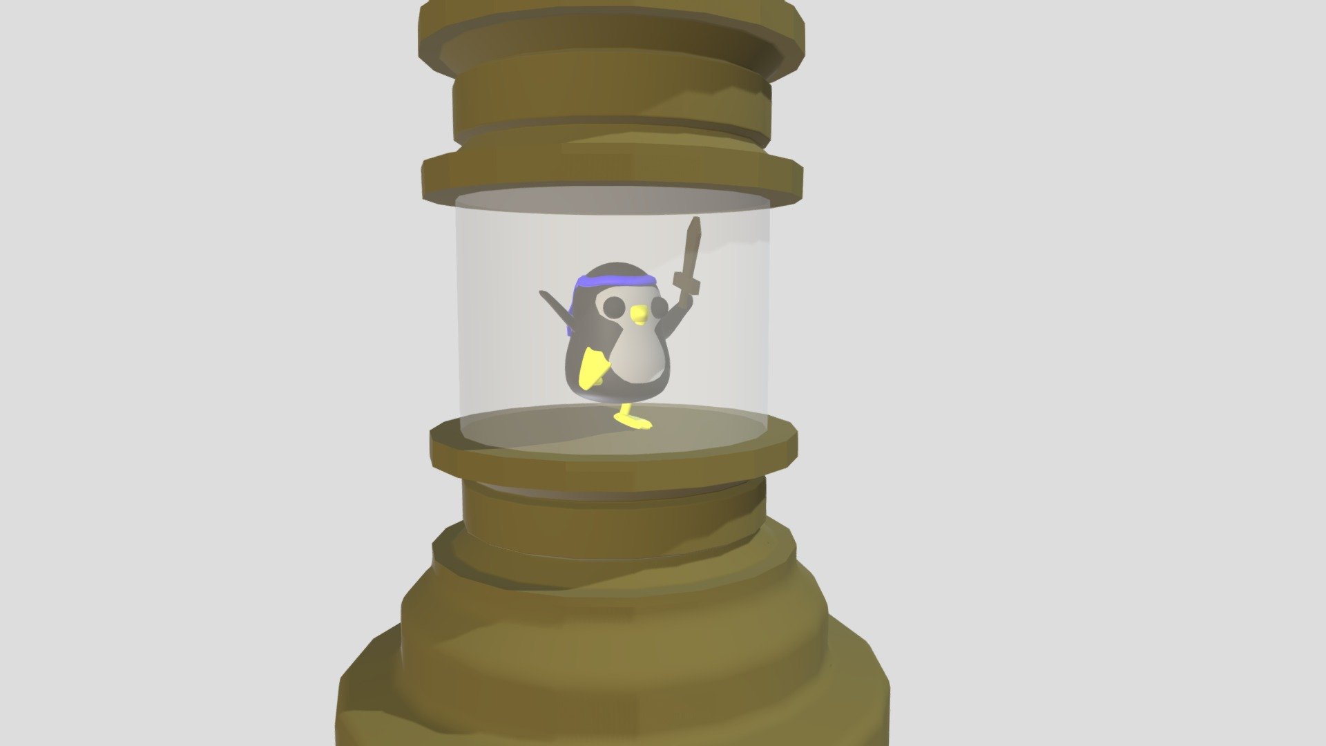 Pengu Featherknight - 3D model by aggy (@jackagutter) [a6feb27] - Sketchfab