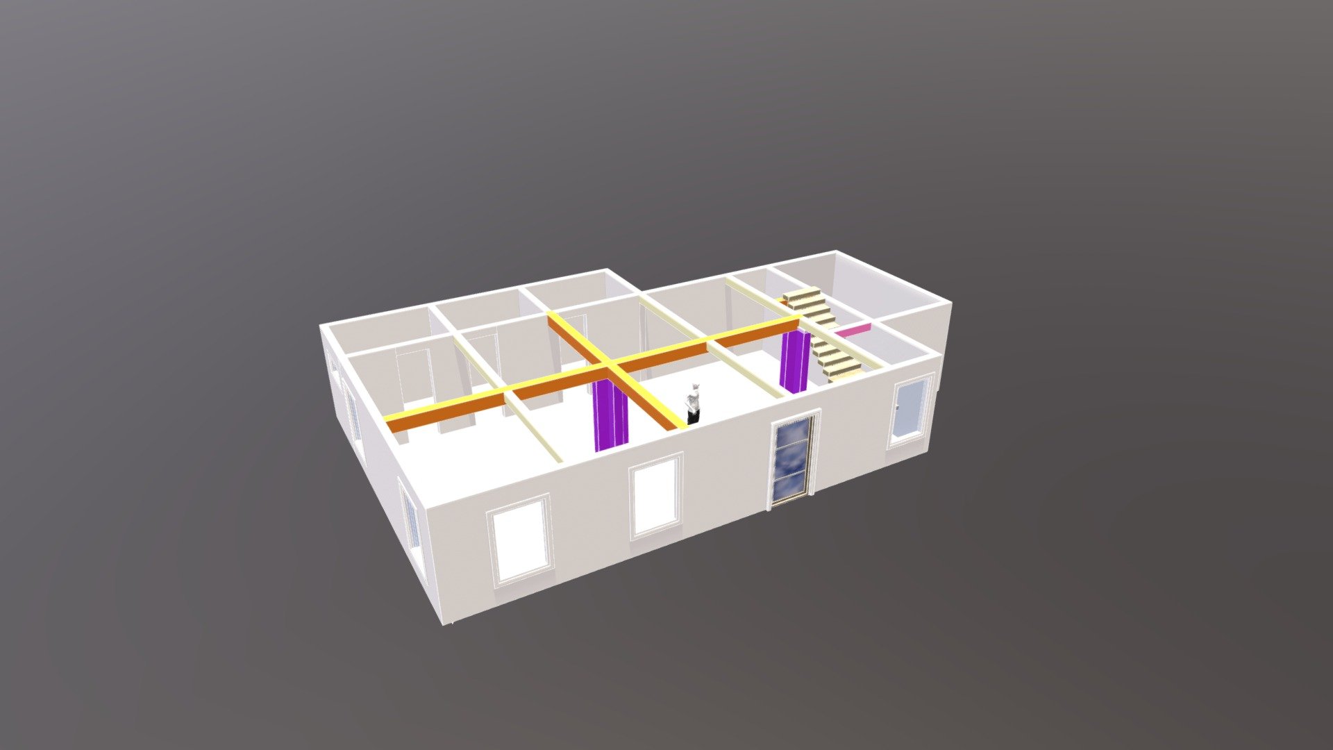 LUIS HOUSE-BASEMENT - 3D model by wilken [a6febc8] - Sketchfab
