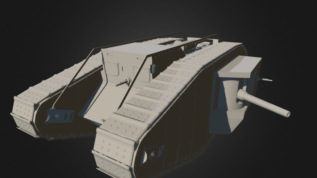Mark IV Test #2 - 3D model by commodorre [a6ff5a4] - Sketchfab