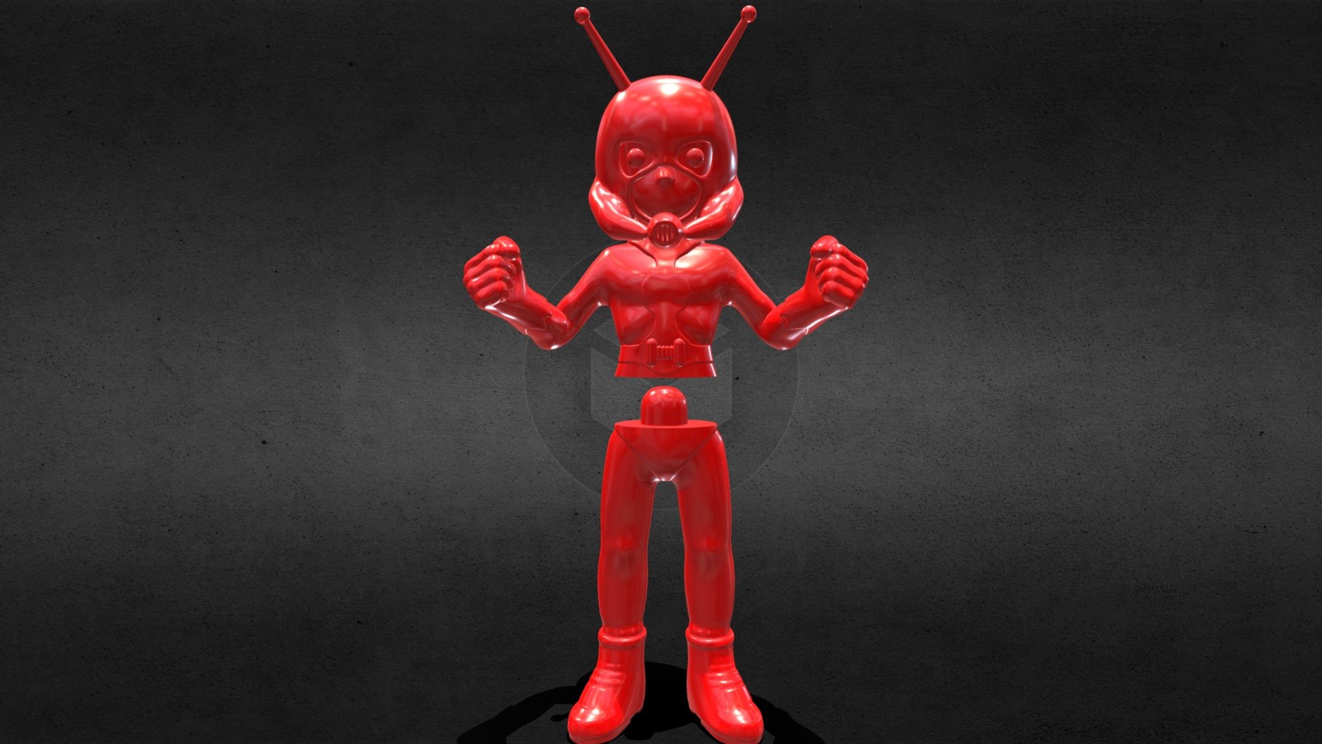 Ant Man Chibi Version 3D Print - Buy Royalty Free 3D model by ...