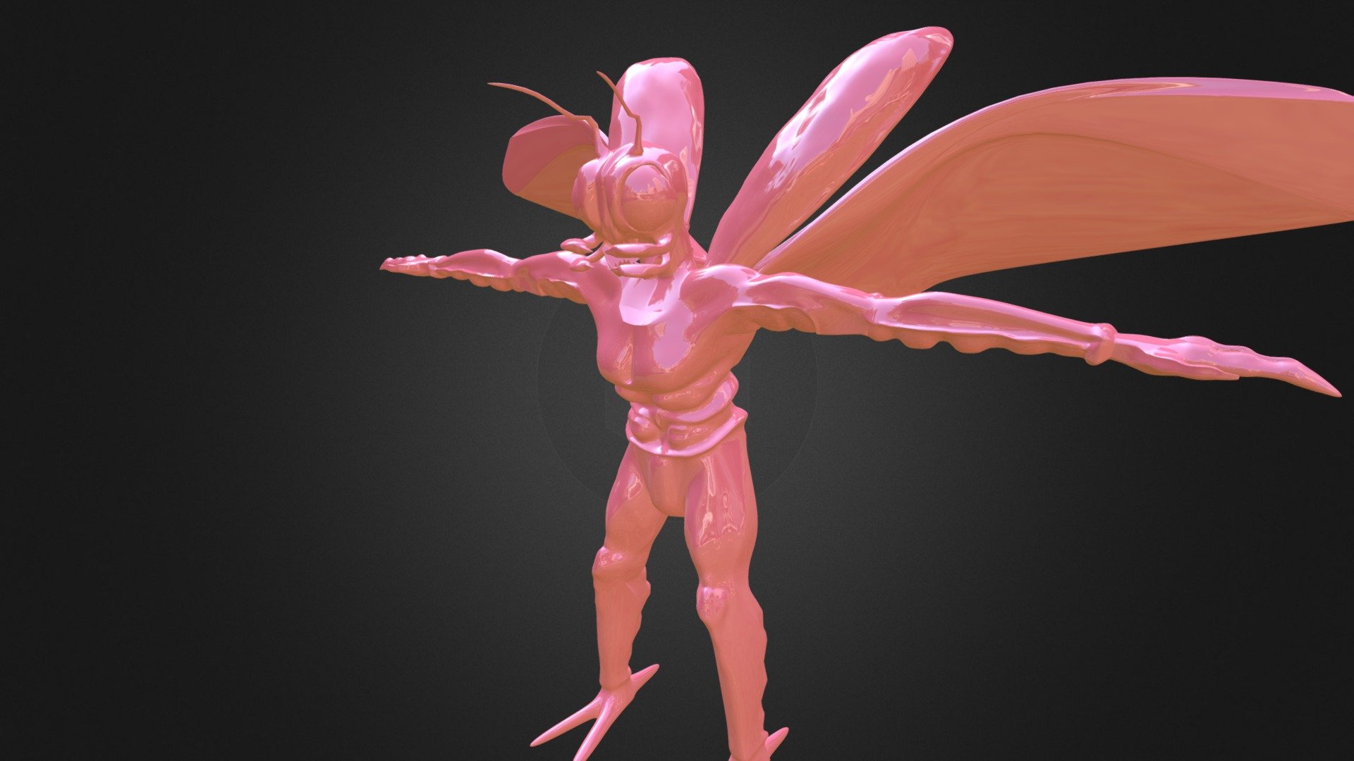 The Moth man - 3D model by DevinD. (@deedle07) [a704782] - Sketchfab