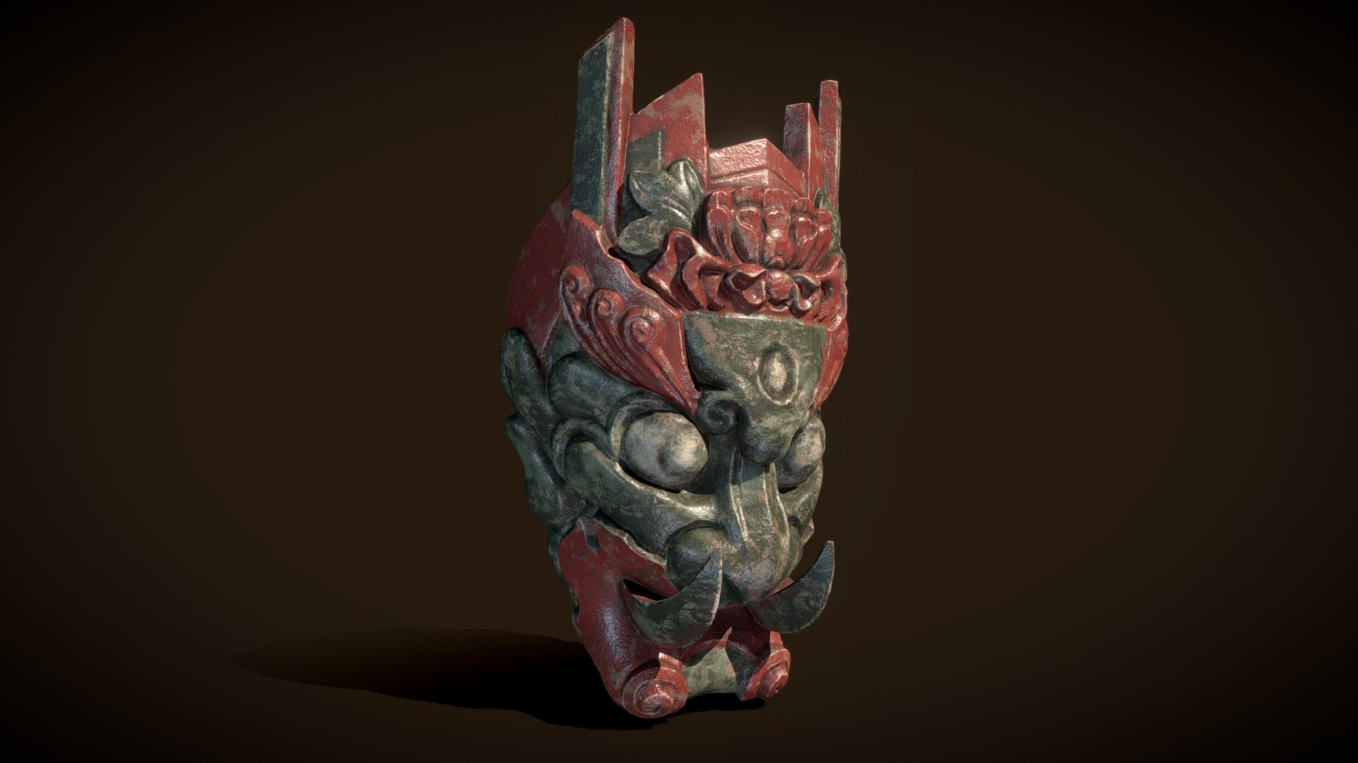 Nuo/Nuo drama/mask/Totem/sacrifice/yaksha/demon - Buy Royalty Free 3D ...