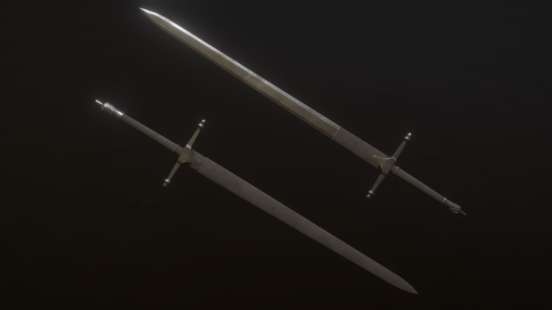 2 handed sword - 3D model by Young_Wizard (@illya2878) [a704ec3 ...