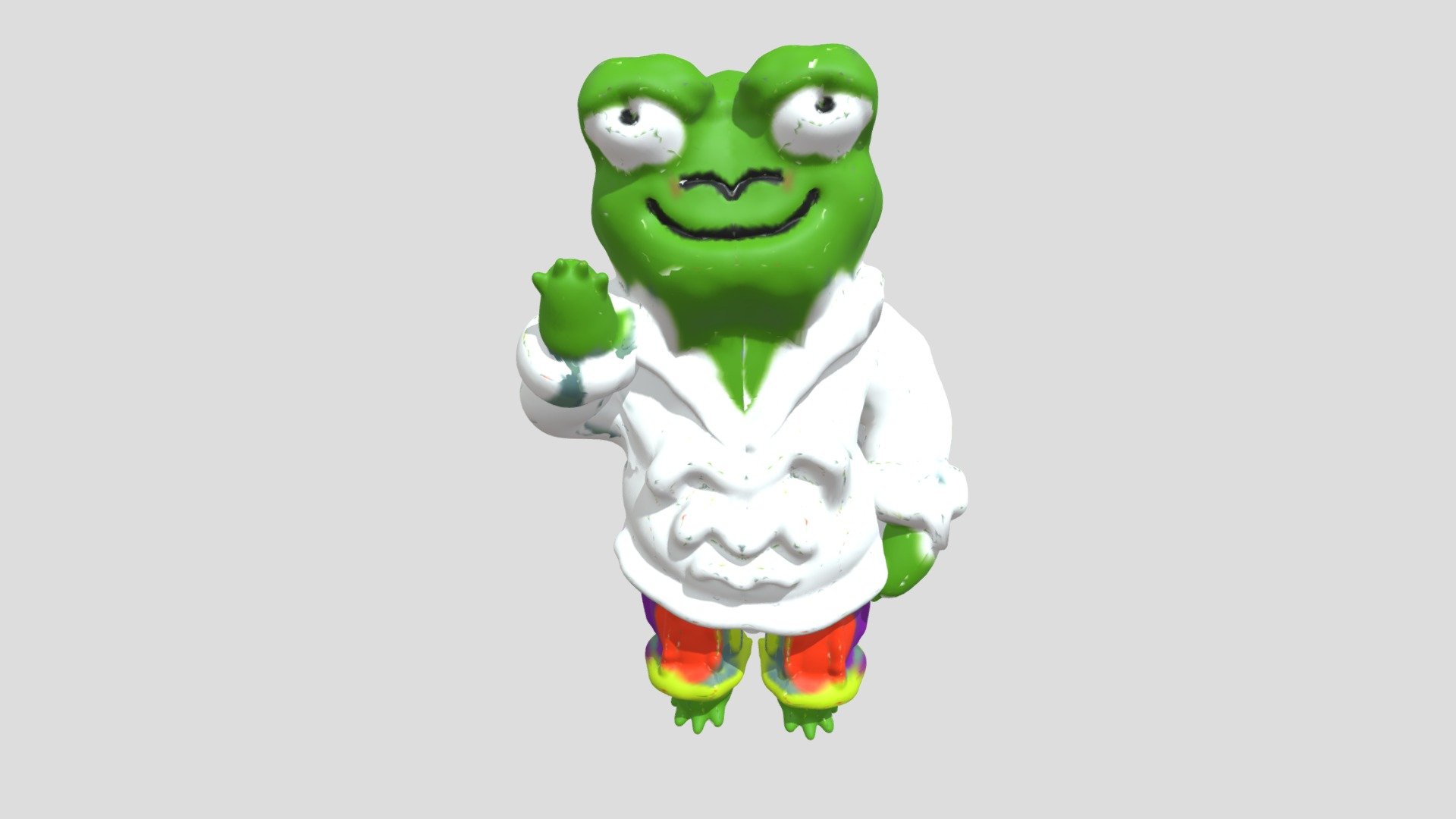 Frog OC Sculpt By Doms Animation Studios. Not AI - 3D model by Doms ...