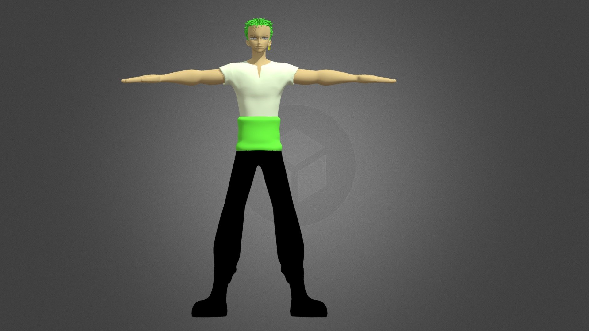 Roronoa Zoro - Download Free 3D model by fectur.SEROD (@Fecturisio ...