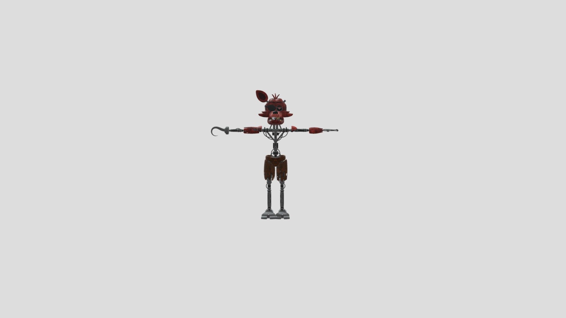 Ignited Foxy The Pirate - Download Free 3D model by dwall8611 [a706af8 ...