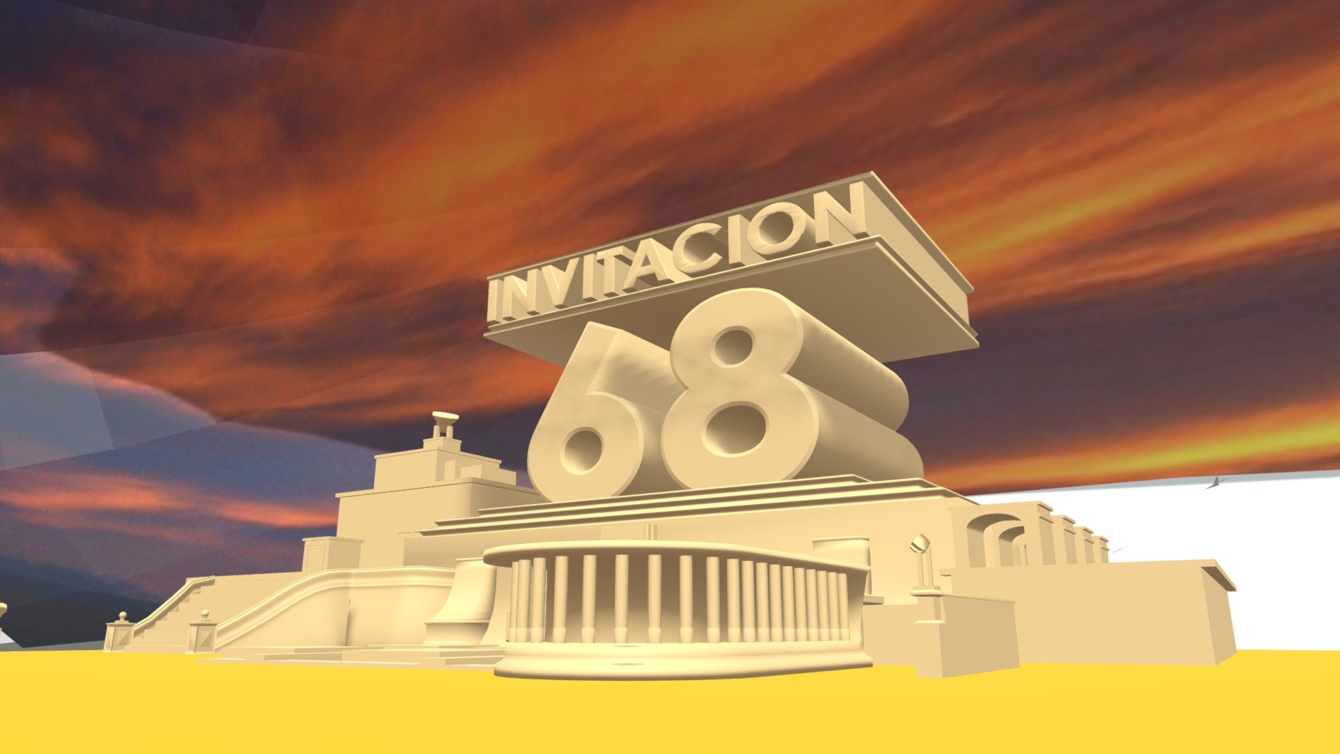 Invitacion 68 Logo Remake - 3D model by Foodinator (@kidsthyes ...