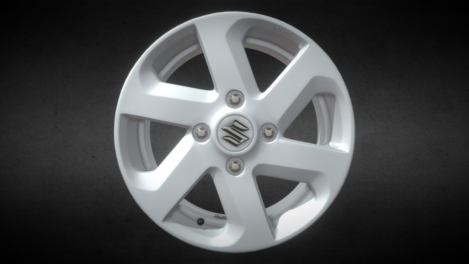 Alloy Wheel - 3D model by Shibu Saha (@shibusaha) [a7089b4] - Sketchfab
