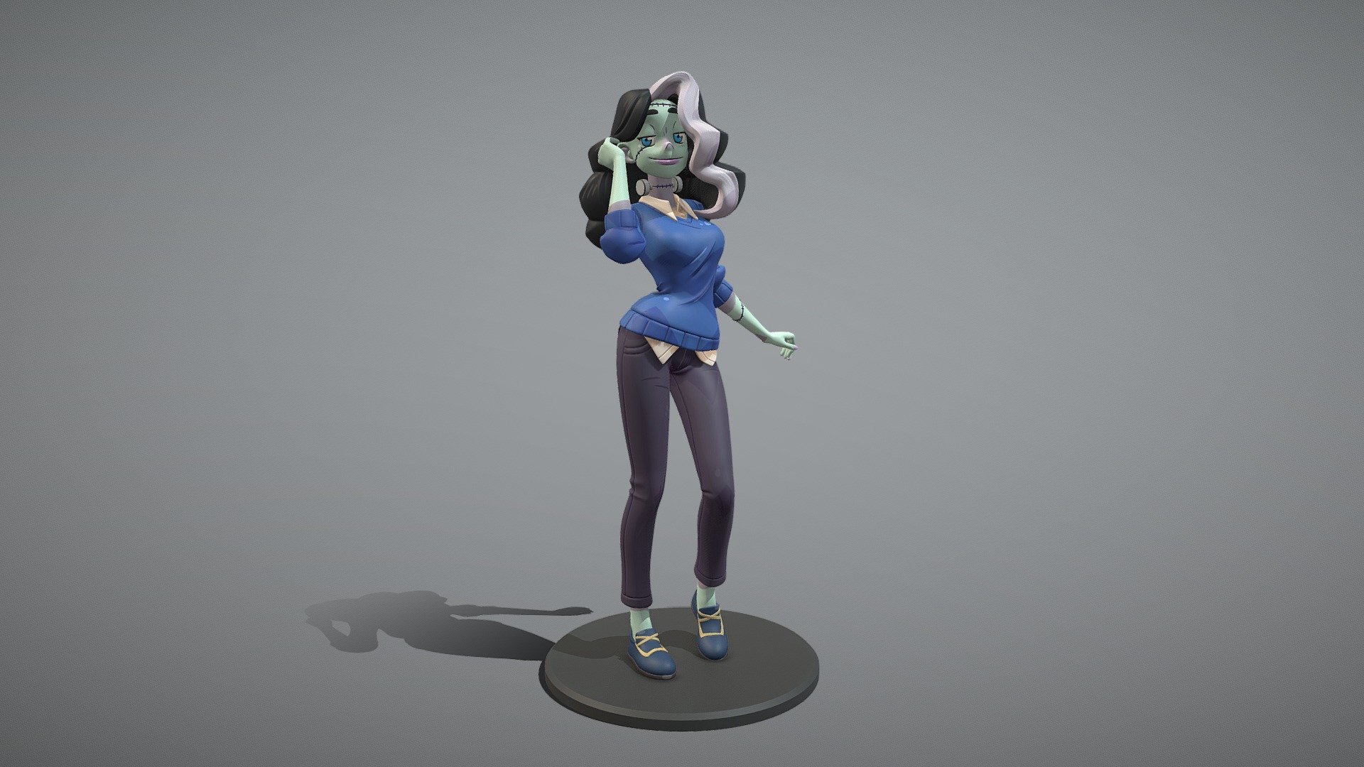 Vicky Pose B - Buy Royalty Free 3D model by unigame.studio [a70da1c] - Sketchfab Store